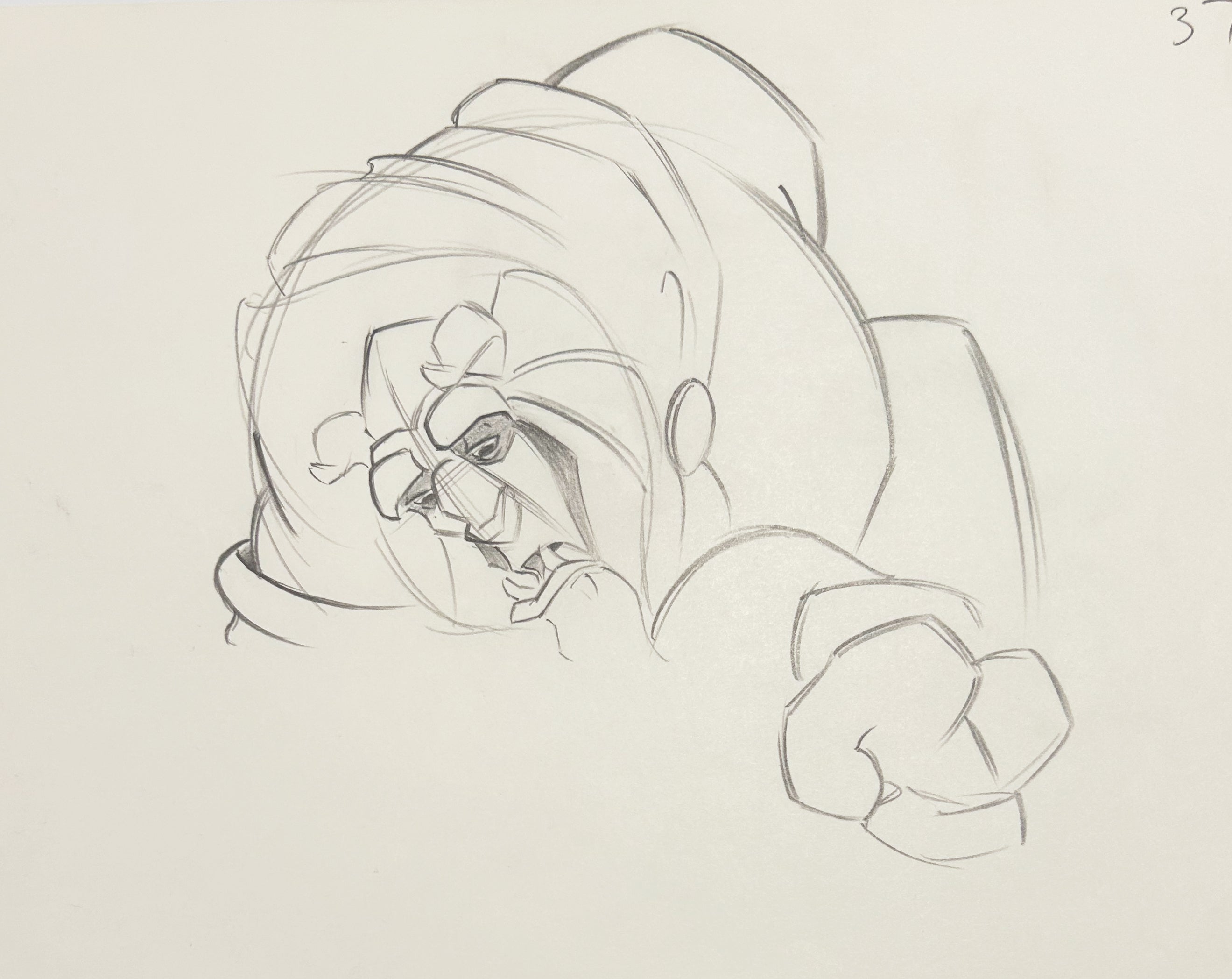 Original Walt Disney Production Drawing from Beauty and the Beast feat ...