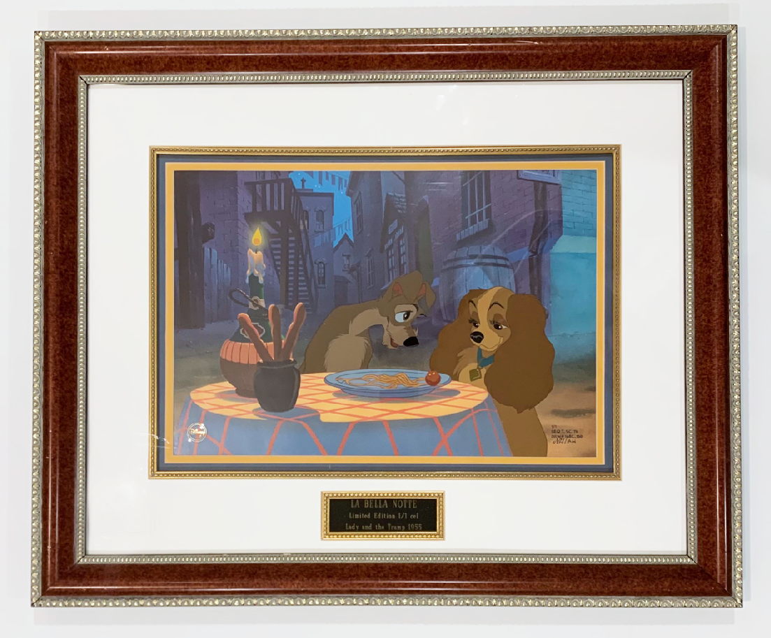 tramp disney cel
