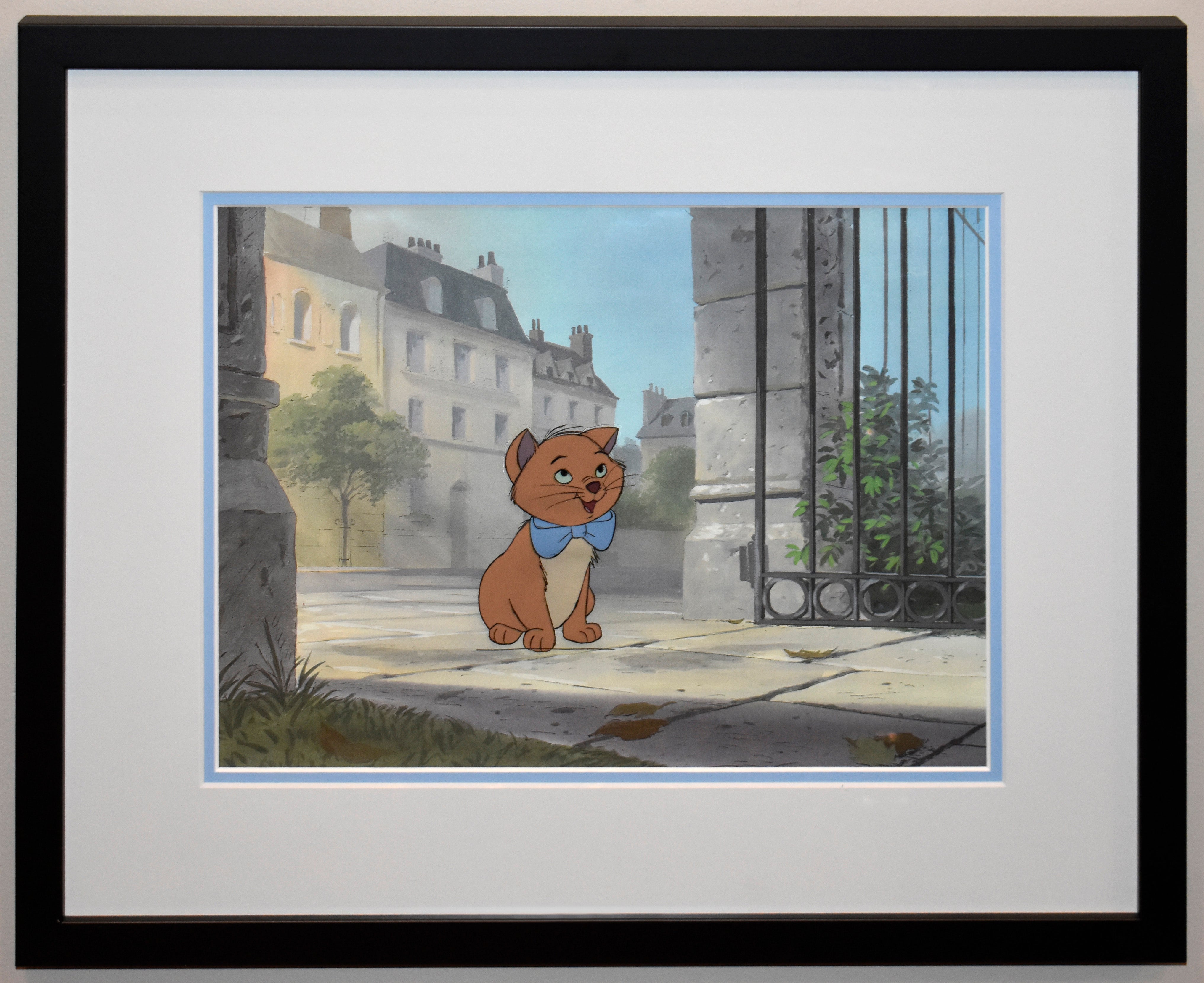 Original Walt Disney Production Cel From The Aristocats Featuring