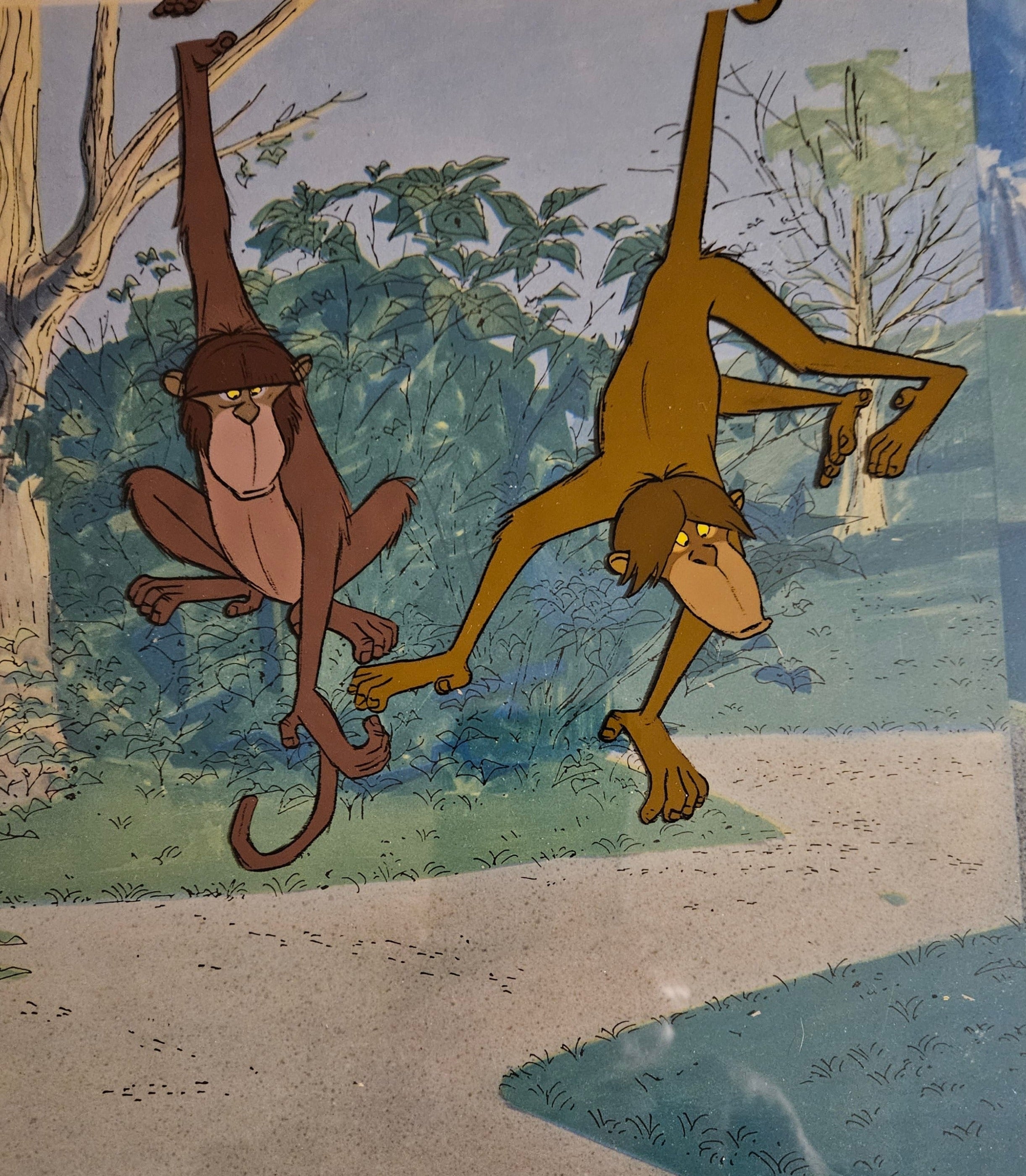 Original Walt Disney Production Cel from The Jungle Book featuring ...