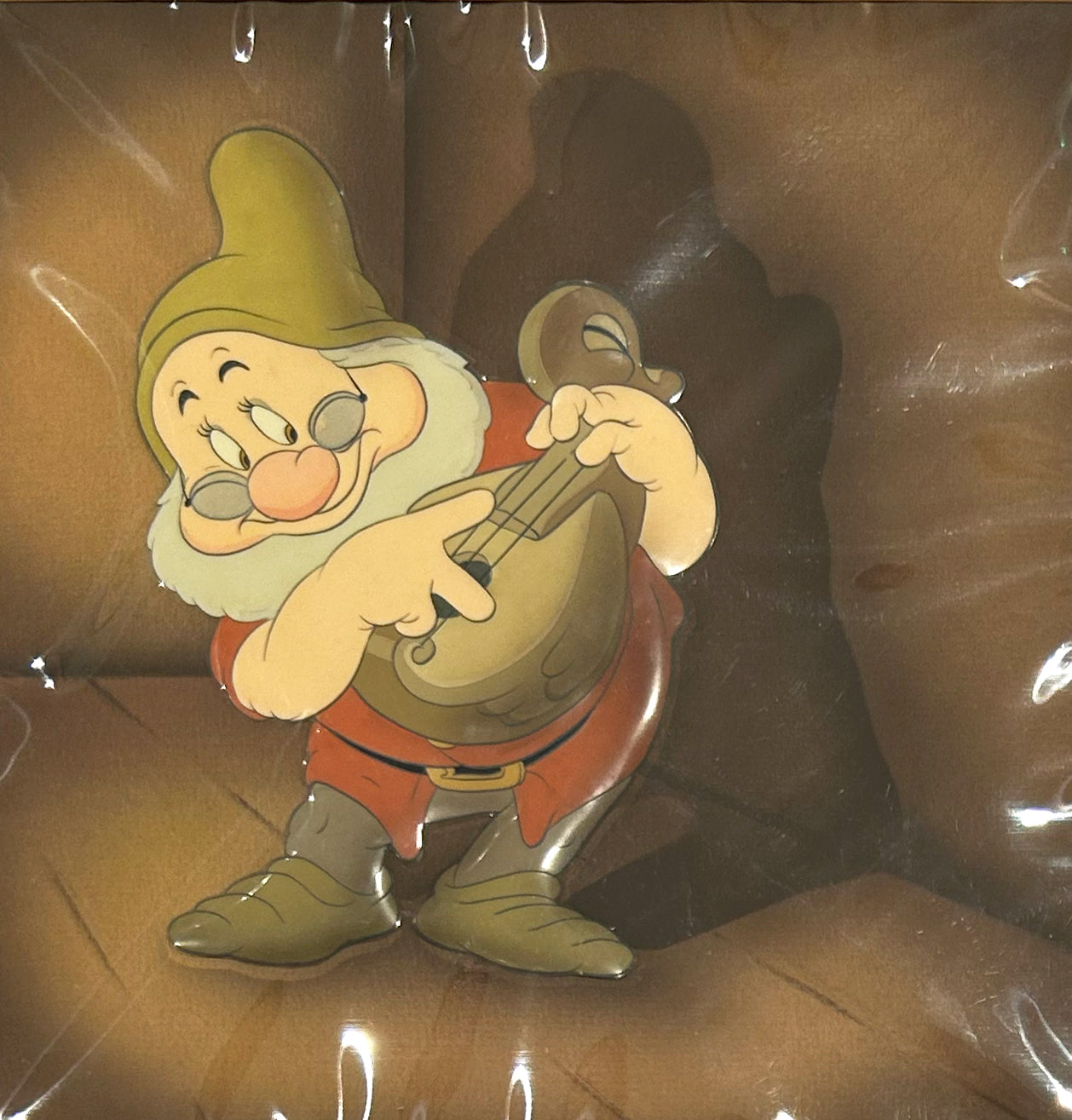 Walt Disney Production Cel on Courvoisier Background from Snow White ...