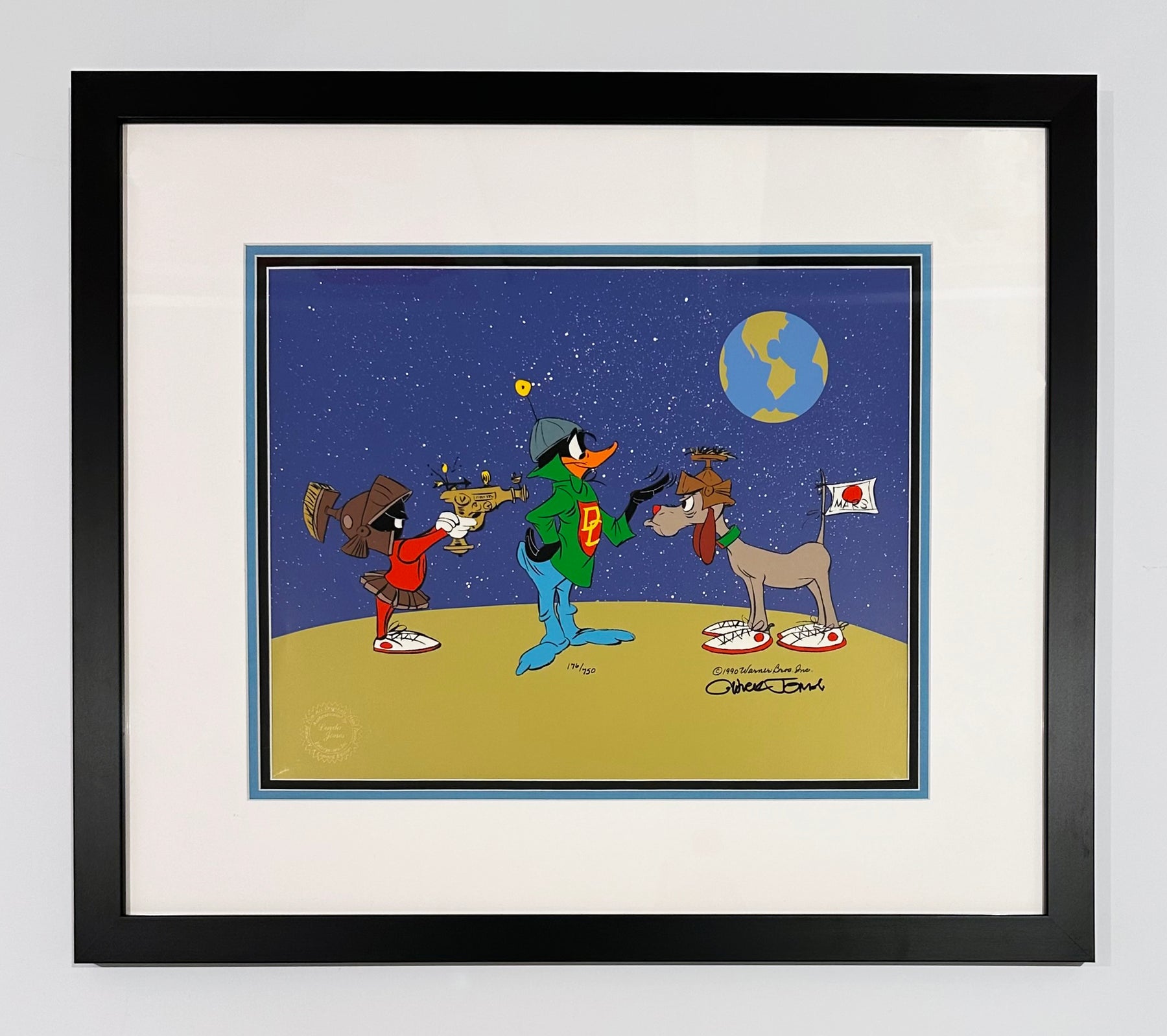 Original Warner Brothers Limited Edition Cel, Duck Dodgers Trio (1990 ...