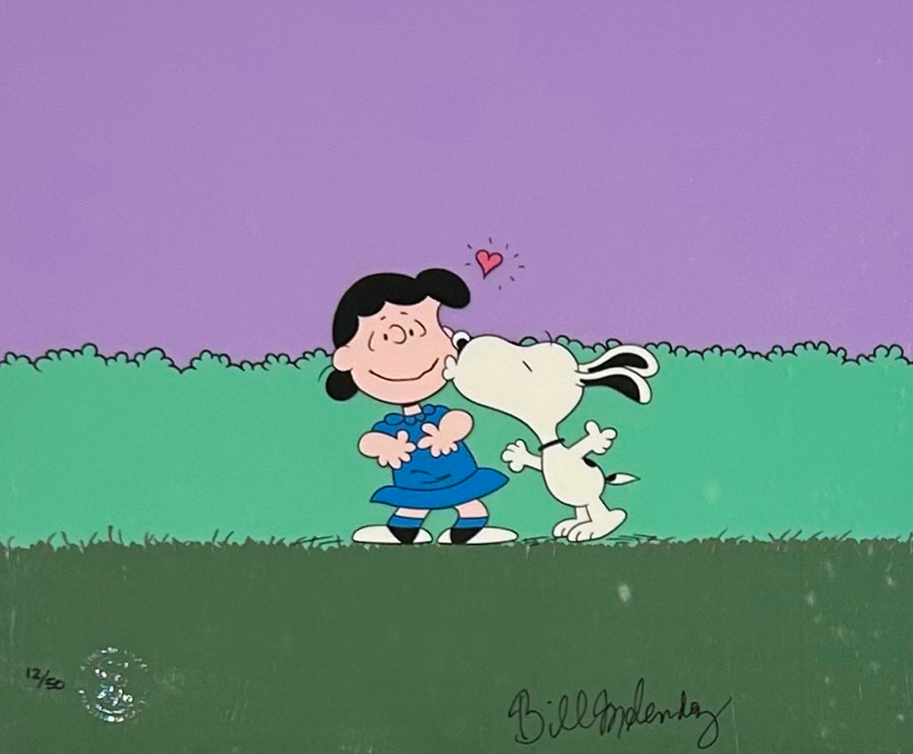 Original Peanuts Limited Edition Cel "Germs of Endearment" signed by B ...
