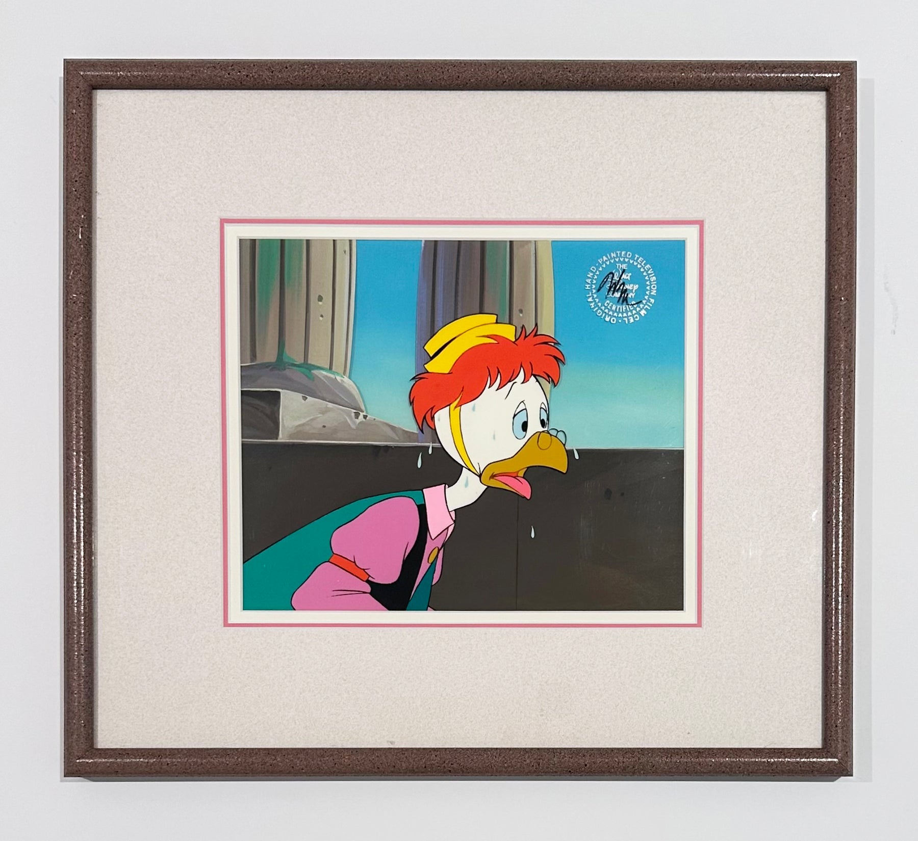 Original Walt Disney Production Cel on Production Background with Matc – animationsensations.com
