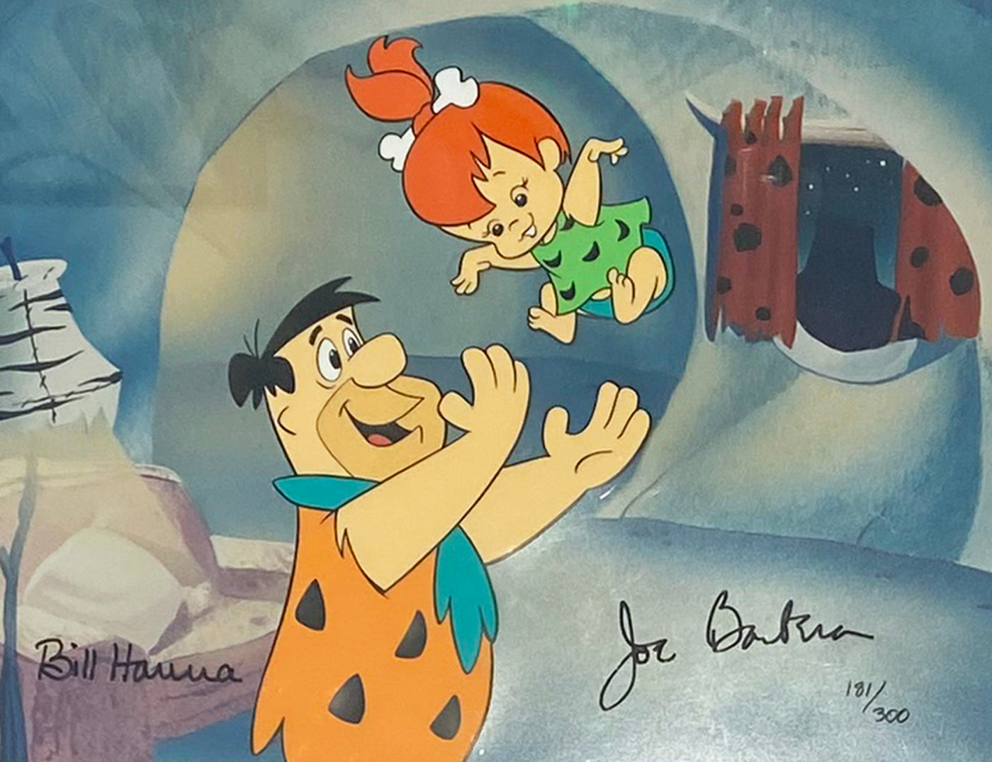 Original Hanna Barbera Limited Edition Cel "Tossing Pebbles" Signed by ...