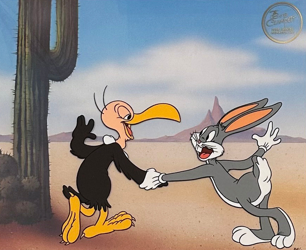 Original Warner Brothers Limited Edition Cel "Bugs and Beaky Jitterbug ...