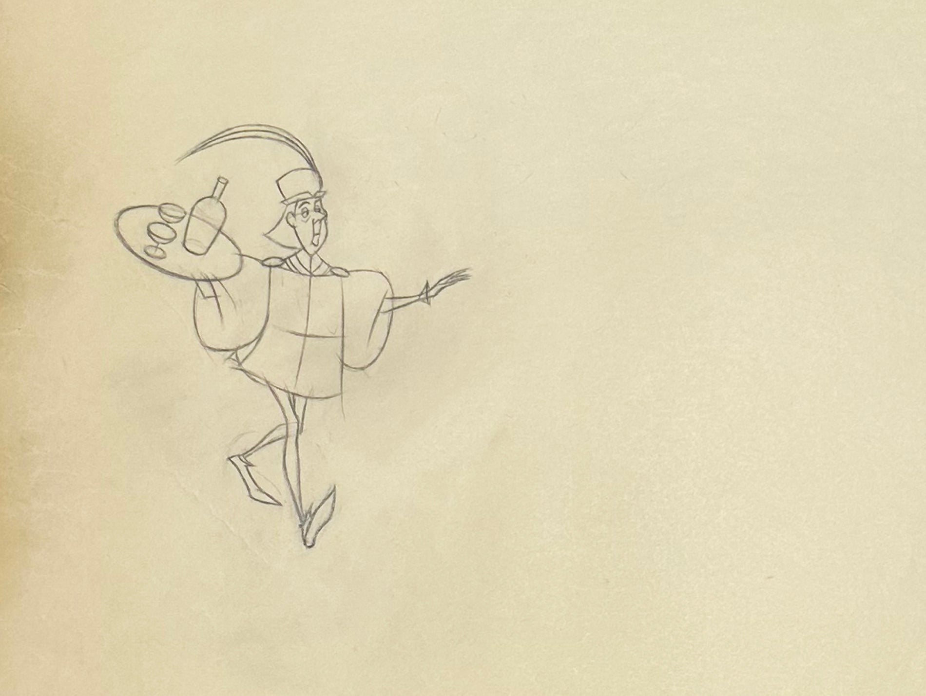 Original Walt Disney Production Drawing from Sleeping Beauty featuring ...