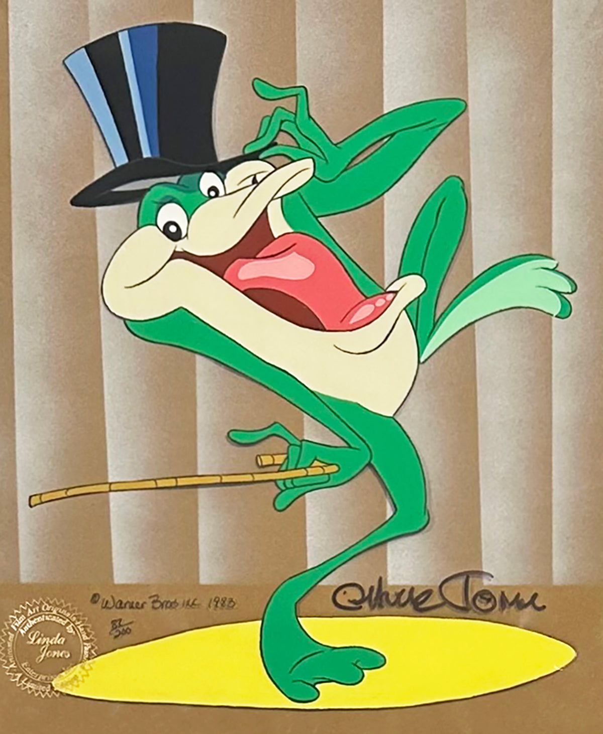 Original Warner Brothers Limited Edition Cel "Michigan J. Frog II" (19 ...