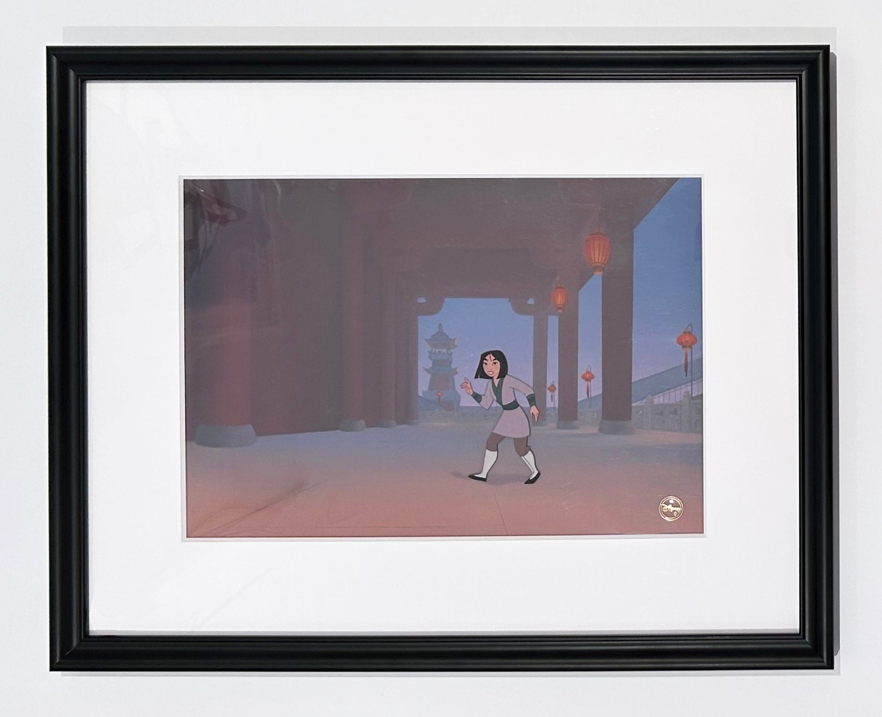 Original Walt Disney Two Cel Set-Up from Mulan featuring Mulan (1998 ...