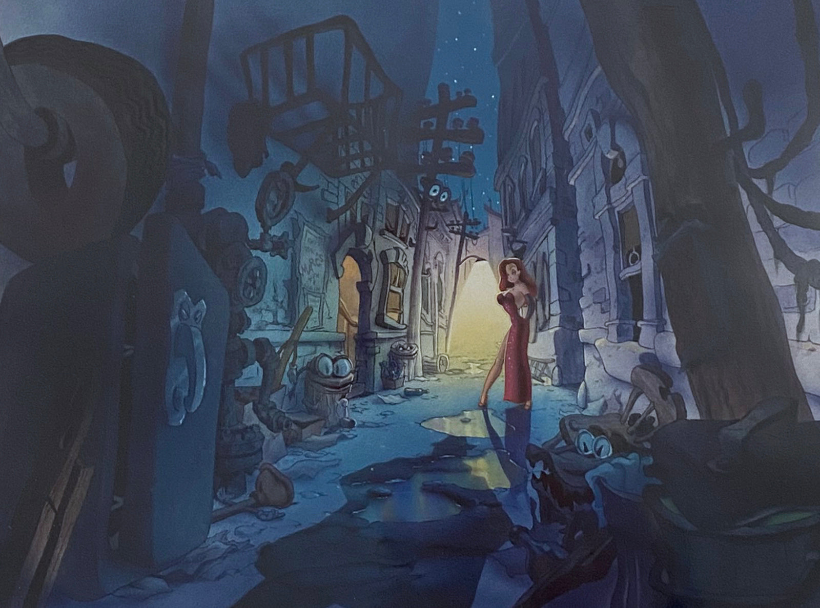 Original Walt Disney Decal from Who Framed Roger Rabbit? featuring Jes ...