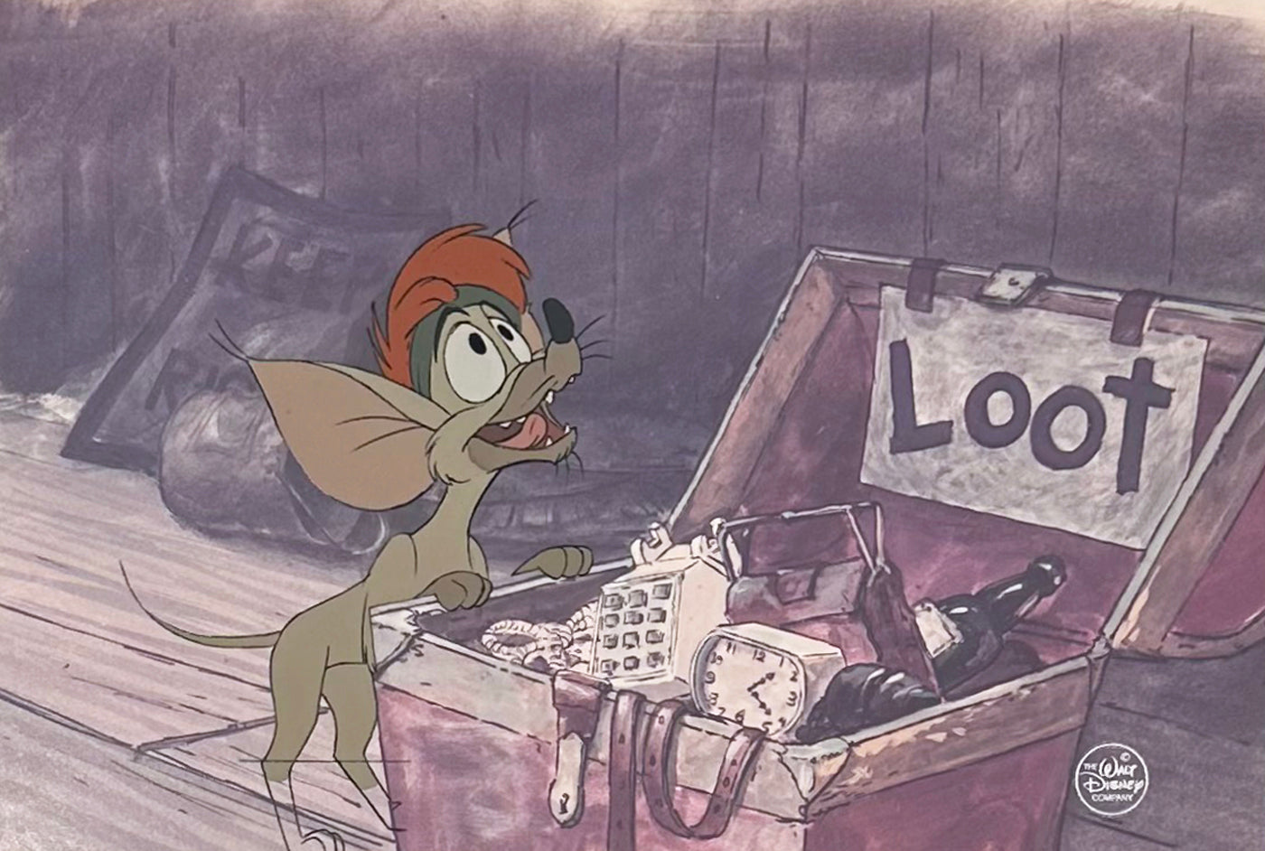 Original Walt Disney Production Cel from Oliver & Company featuring ...