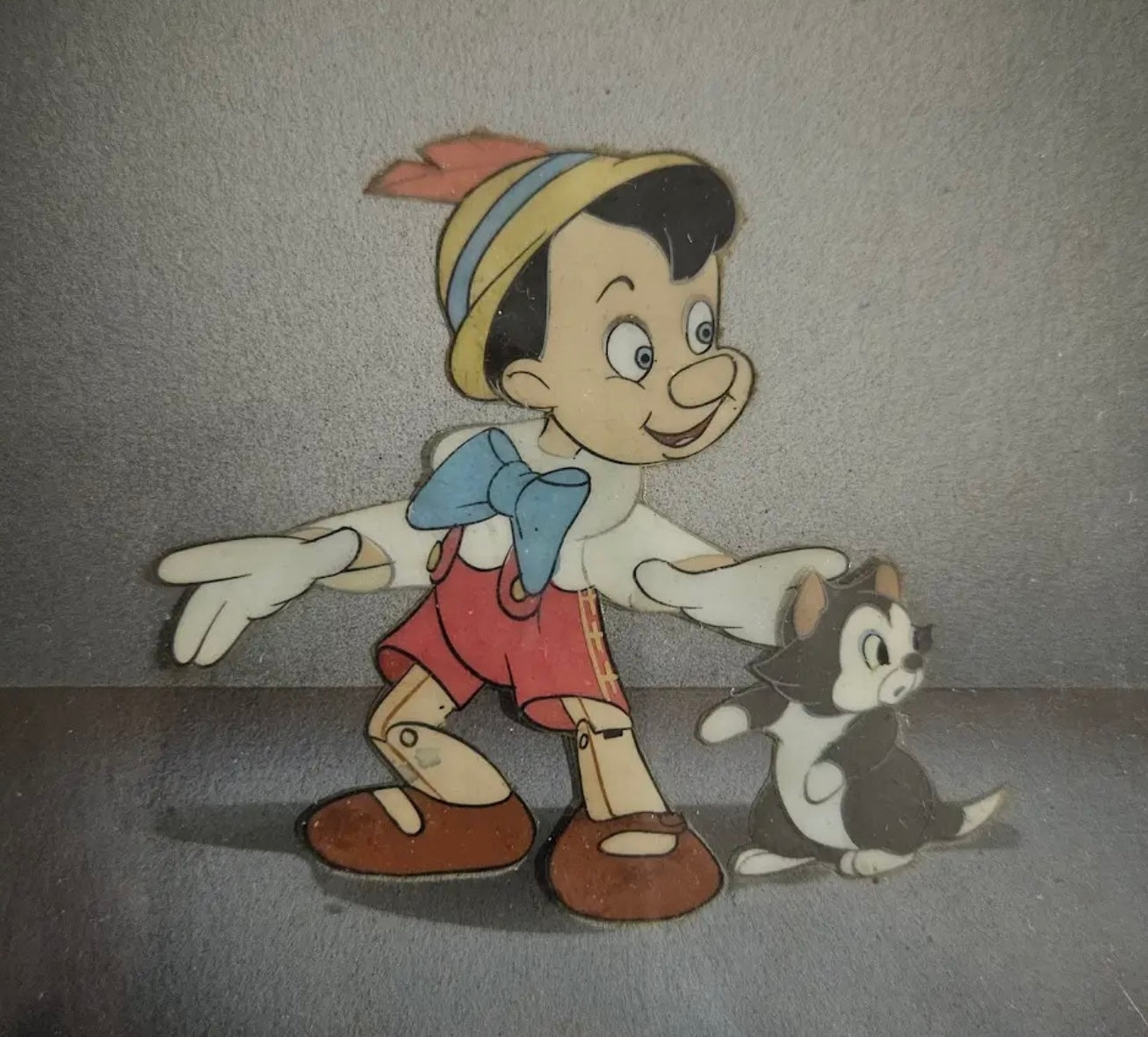 Original Walt Disney Production Cel Setup on Courvoisier Background ...