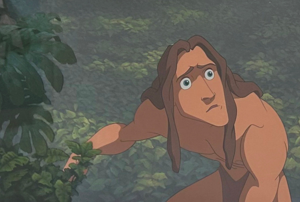 Original Walt Disney Two Cel Set-Up from Tarzan featuring Tarzan (1999 ...