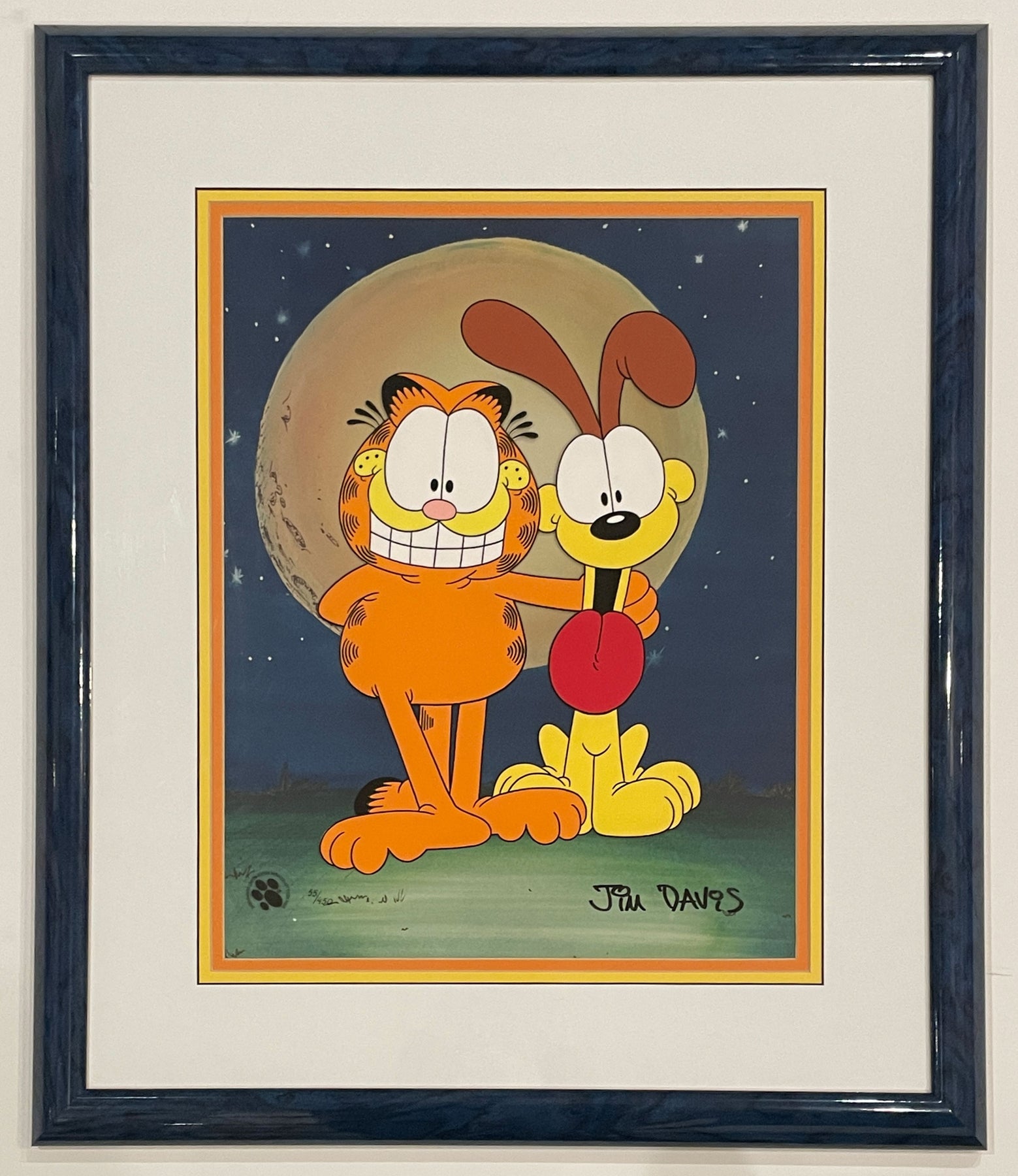 Paws INC Limited Edition Cel Featuring Garfield and Odie Signed by Jim ...