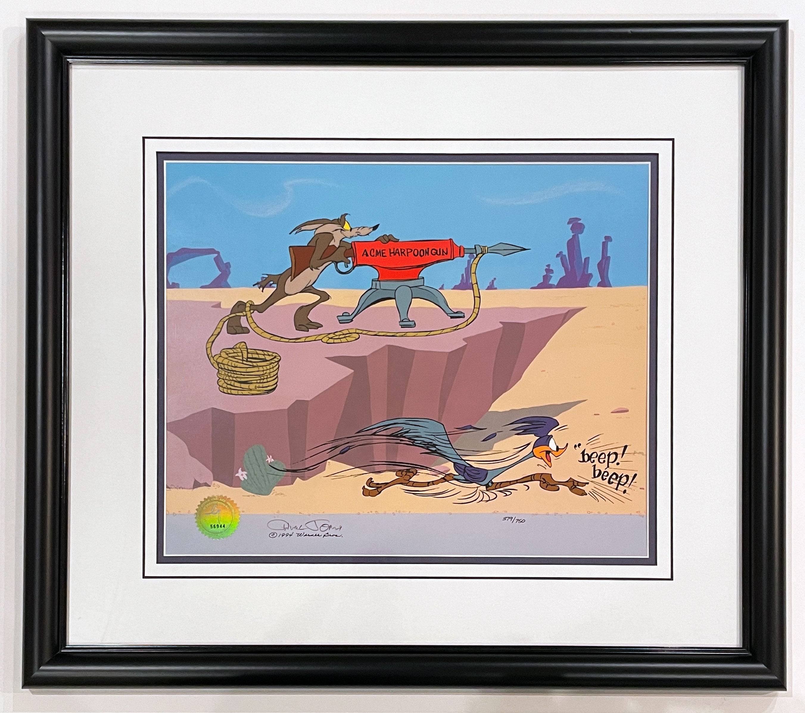 Warner Brothers Limited Edition Cel, Acme Harpoon Gun (1994 ...