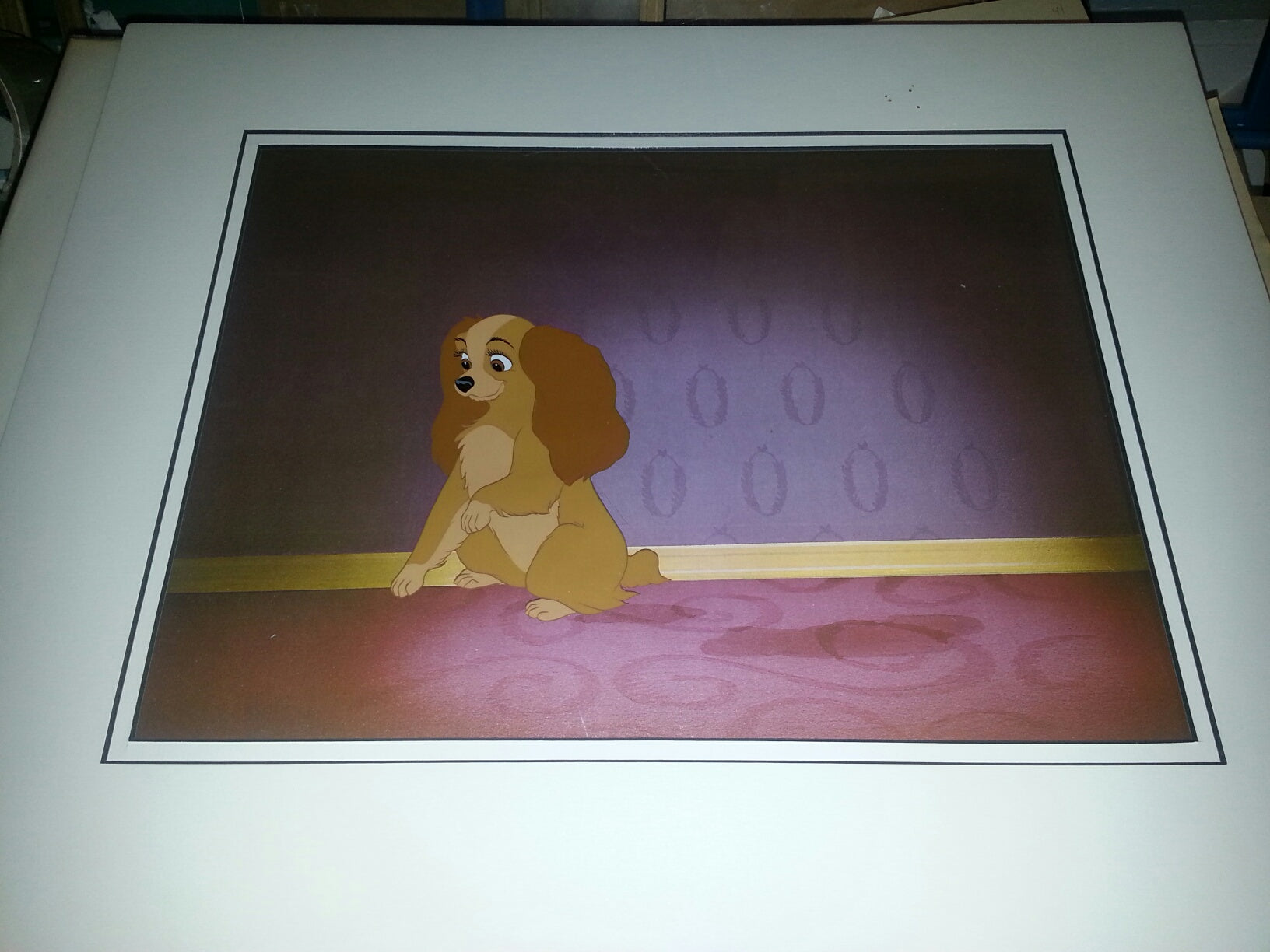 Original Walt Disney Production Cel from Lady and the Tramp featuring ...