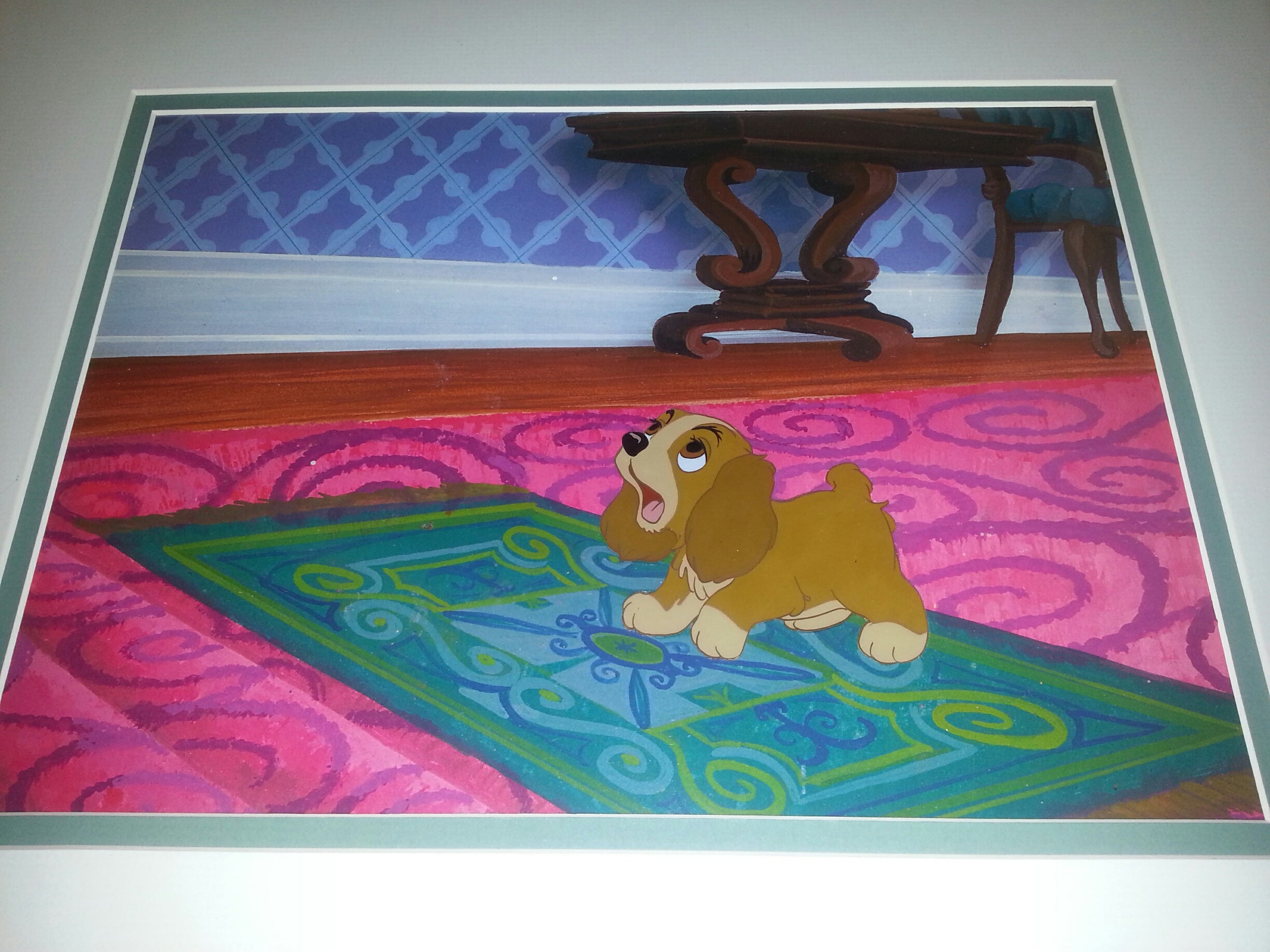 Original Walt Disney Production Cel from Lady and the Tramp featuring ...