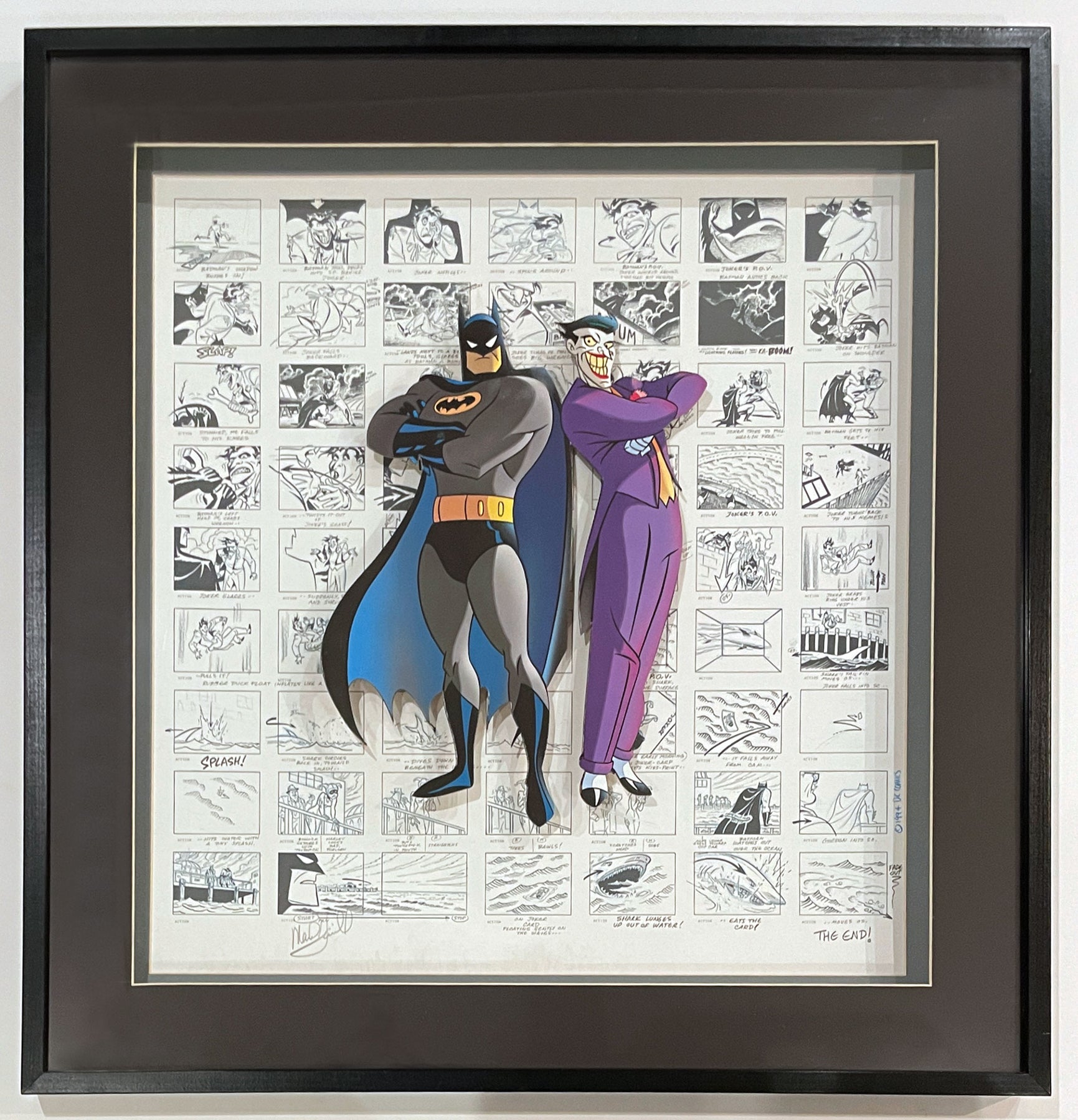 Original WB Storyboard Storyboard Lithograph from Batman: The Animated ...