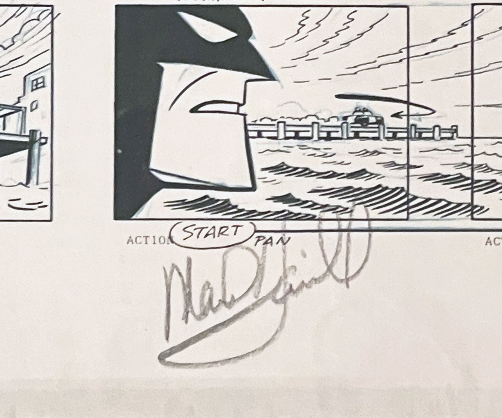 Original WB Storyboard Storyboard Lithograph from Batman: The Animated ...