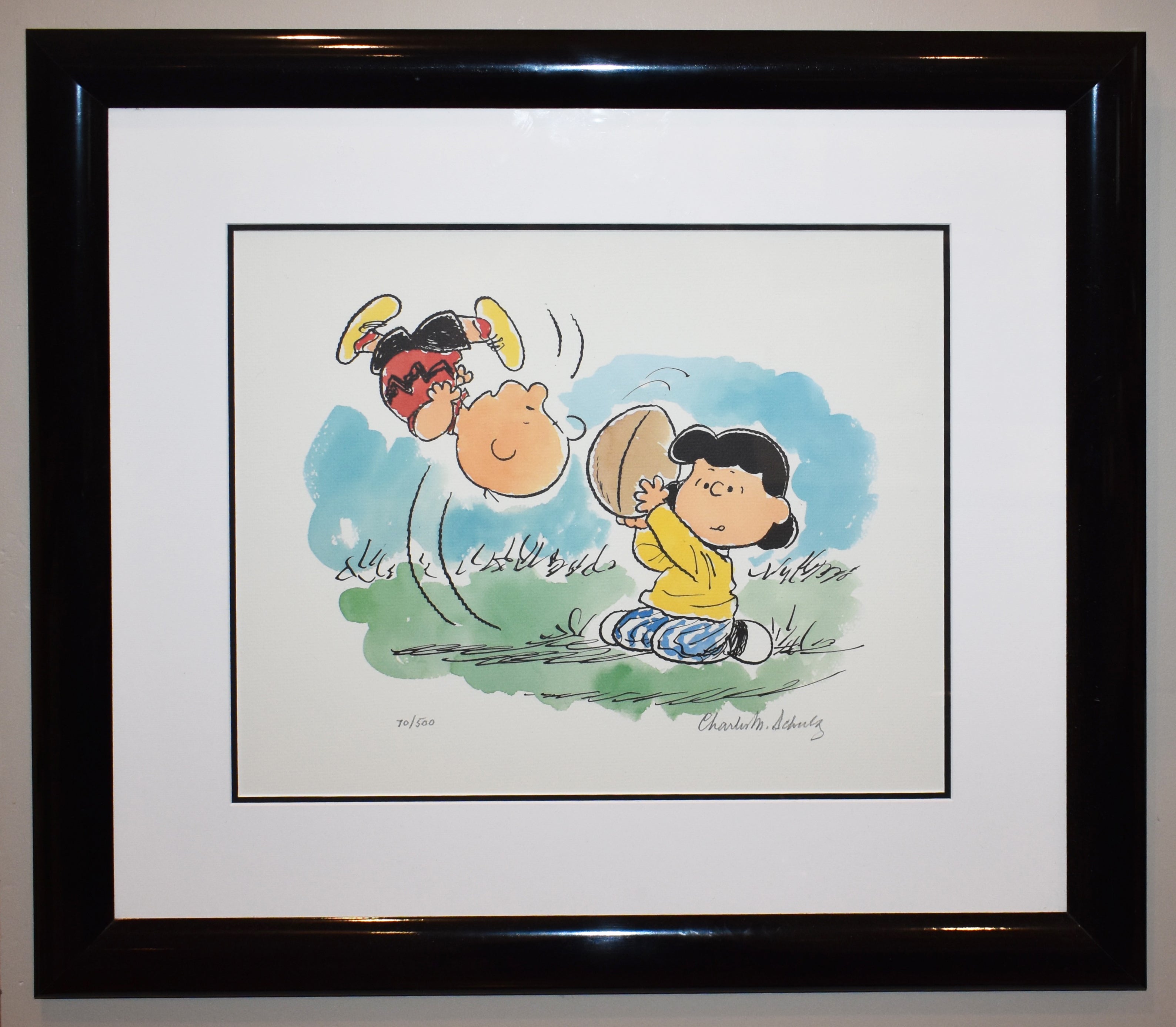 Peanuts Animation Art Limited Edition Lithograph Auugghhhh... (1994 ...