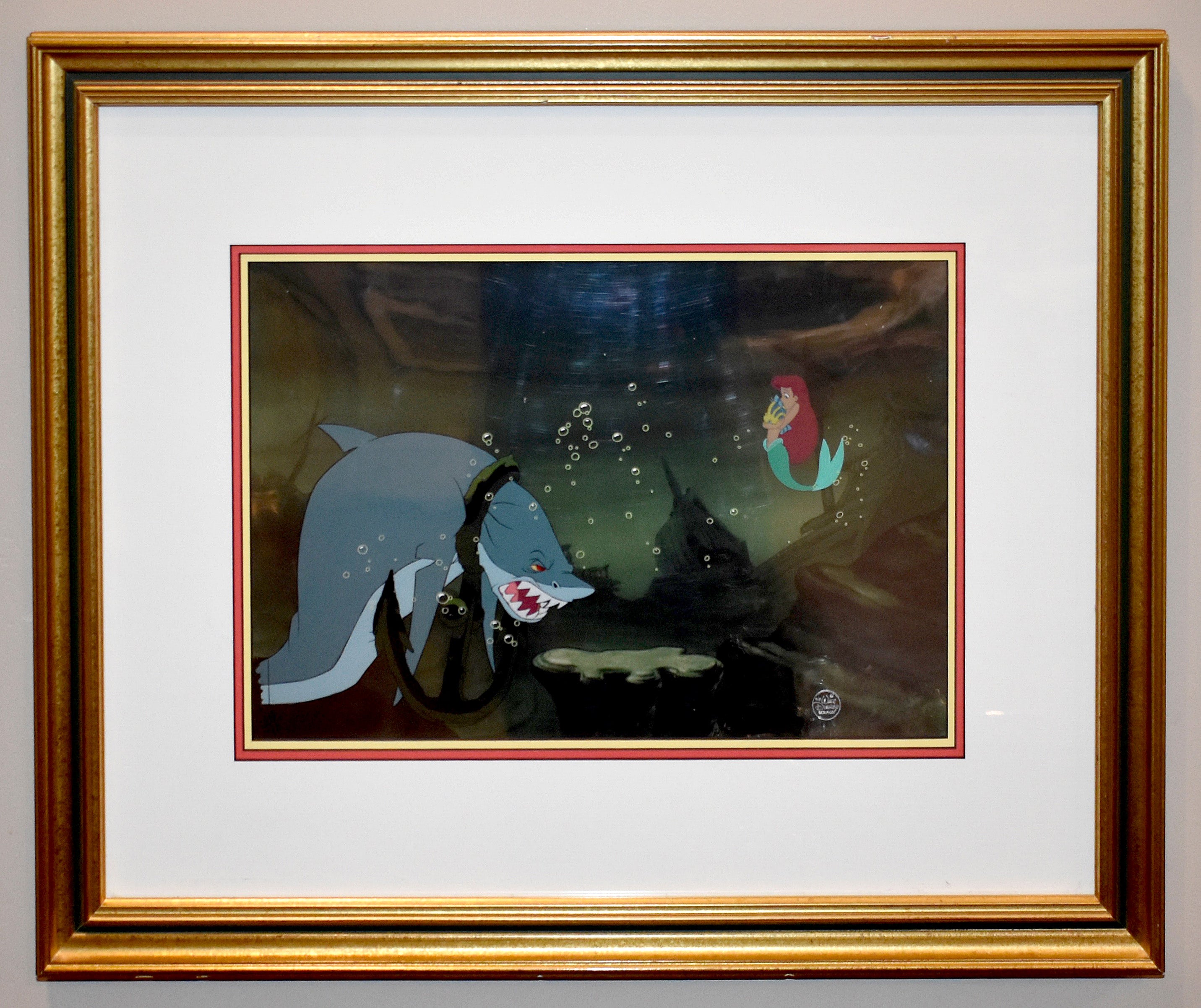Original Walt Disney Production Cel from The Little Mermaid featuring ...