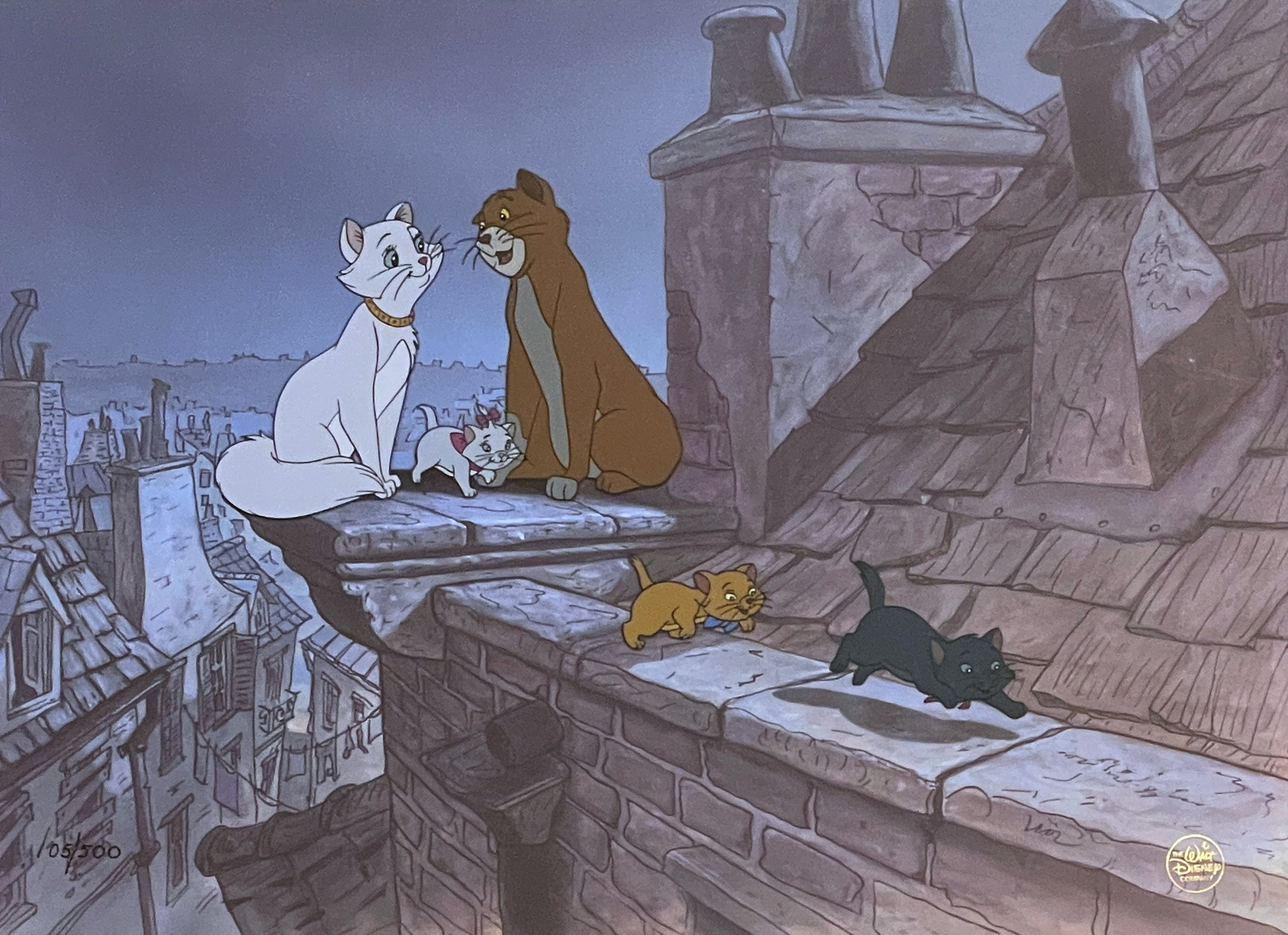 Walt Disney The Aristocats Animation Art Limited Edition Cel (1994 ...