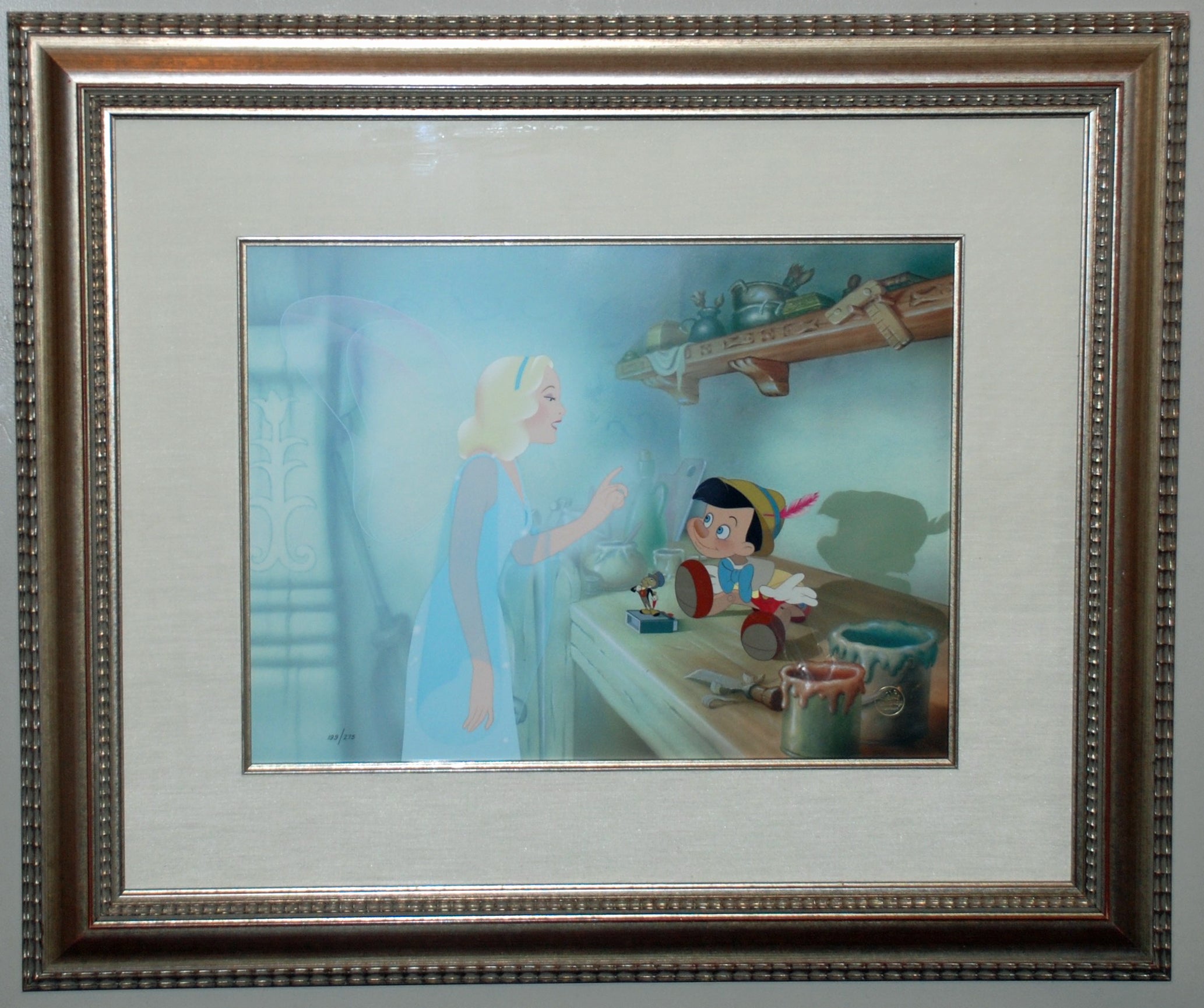 Original Walt Disney Limited Edition Cel from Pinocchio, Signed by Fra ...