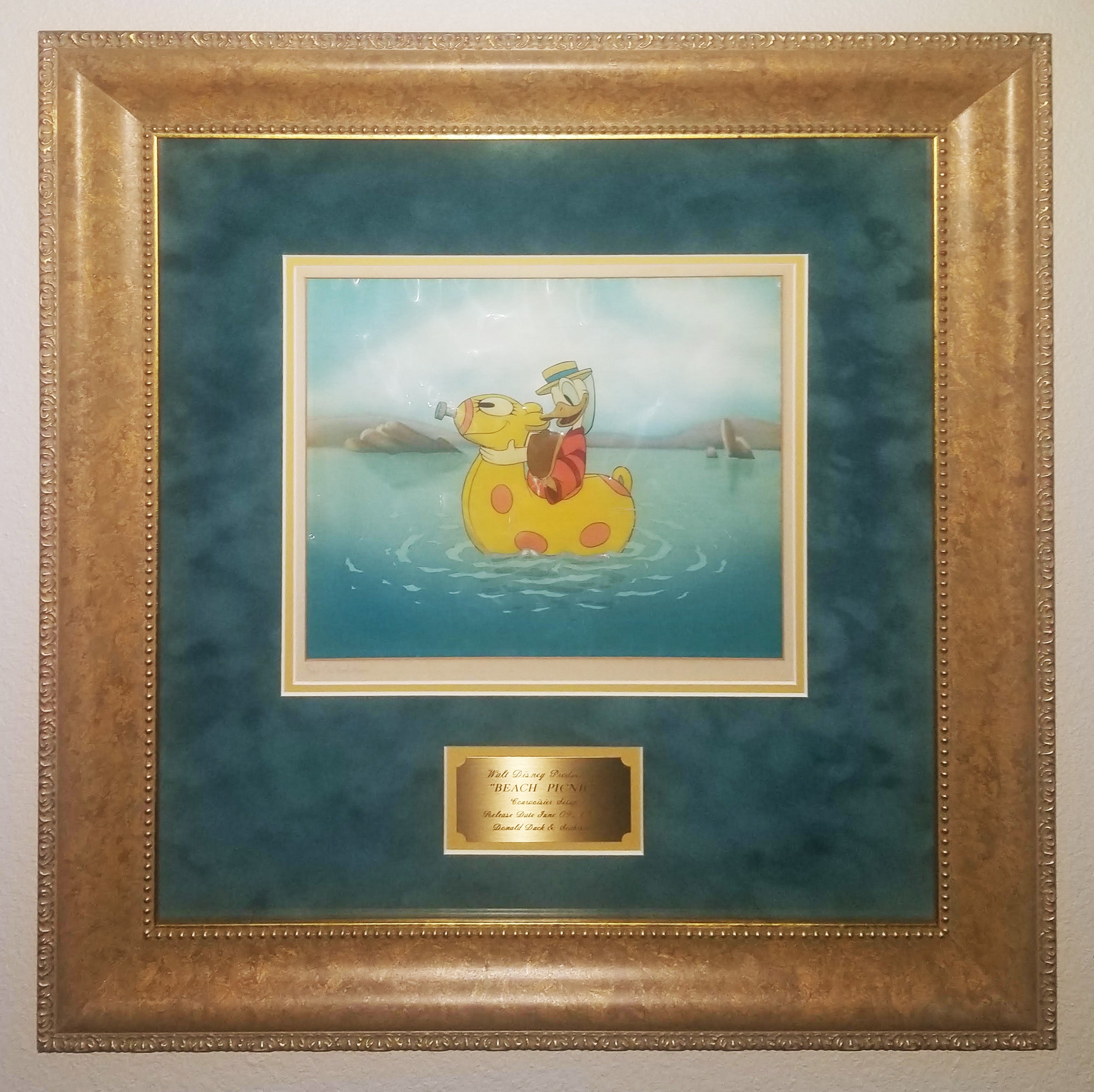 Original Walt Disney Production Cel on Courvoisier Background from ...
