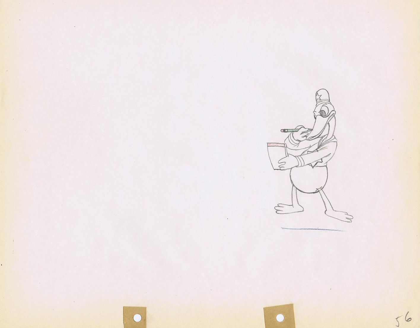 Original Production Drawing from The Dognapper (1934) featuring Donald ...