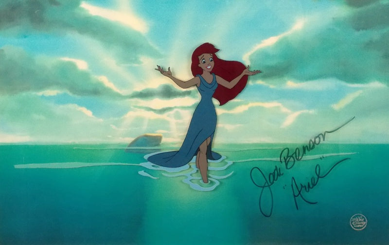 Original Walt Disney Production Cel featuring Ariel signed by Jodi ...