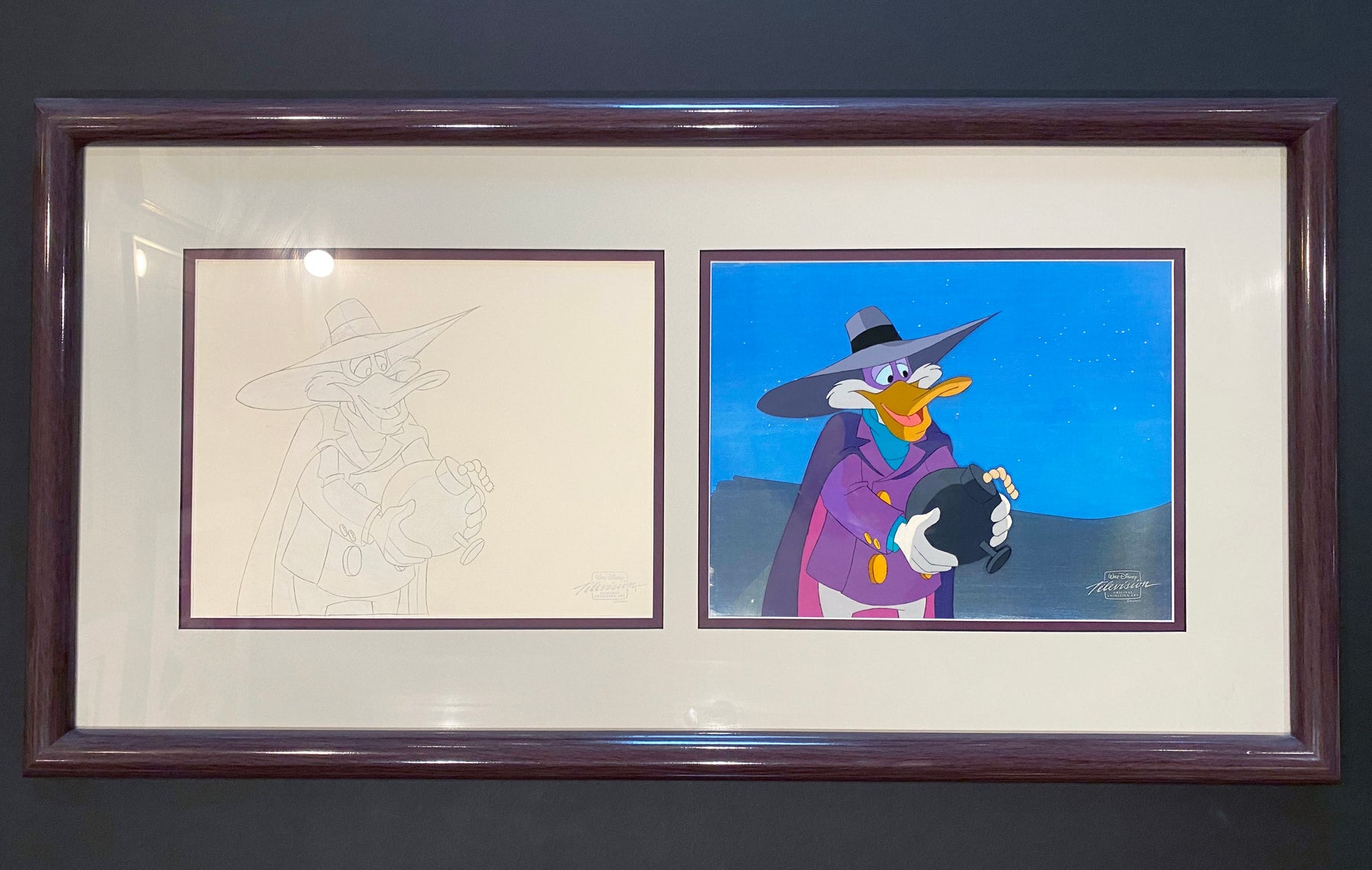 Original Walt Disney Production Cel and Production Drawing from ...