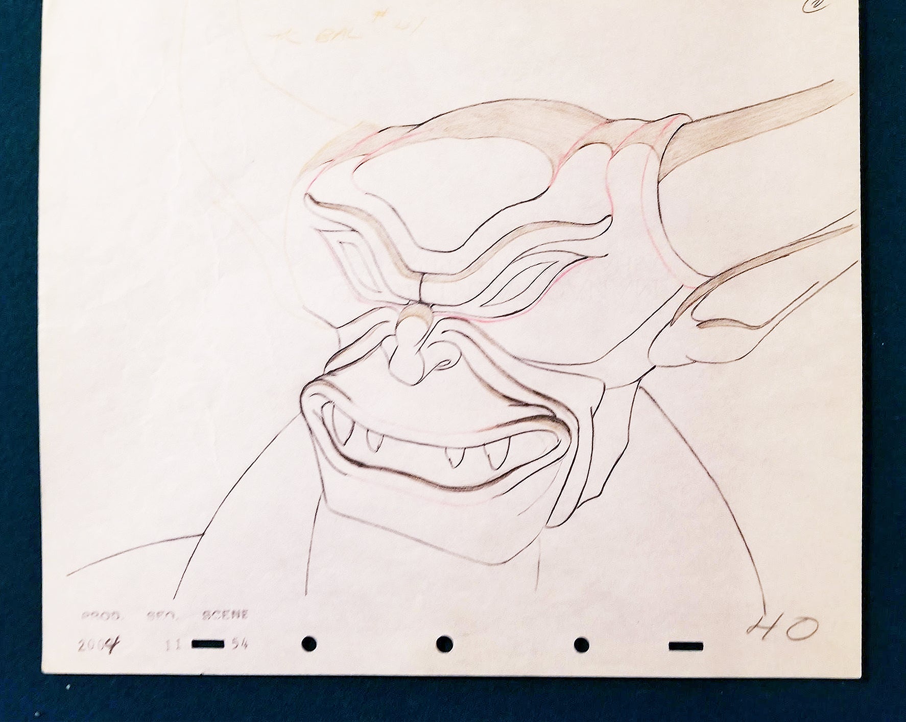 Original Disney Production Drawing Featuring Chernabog from Fantasia ...