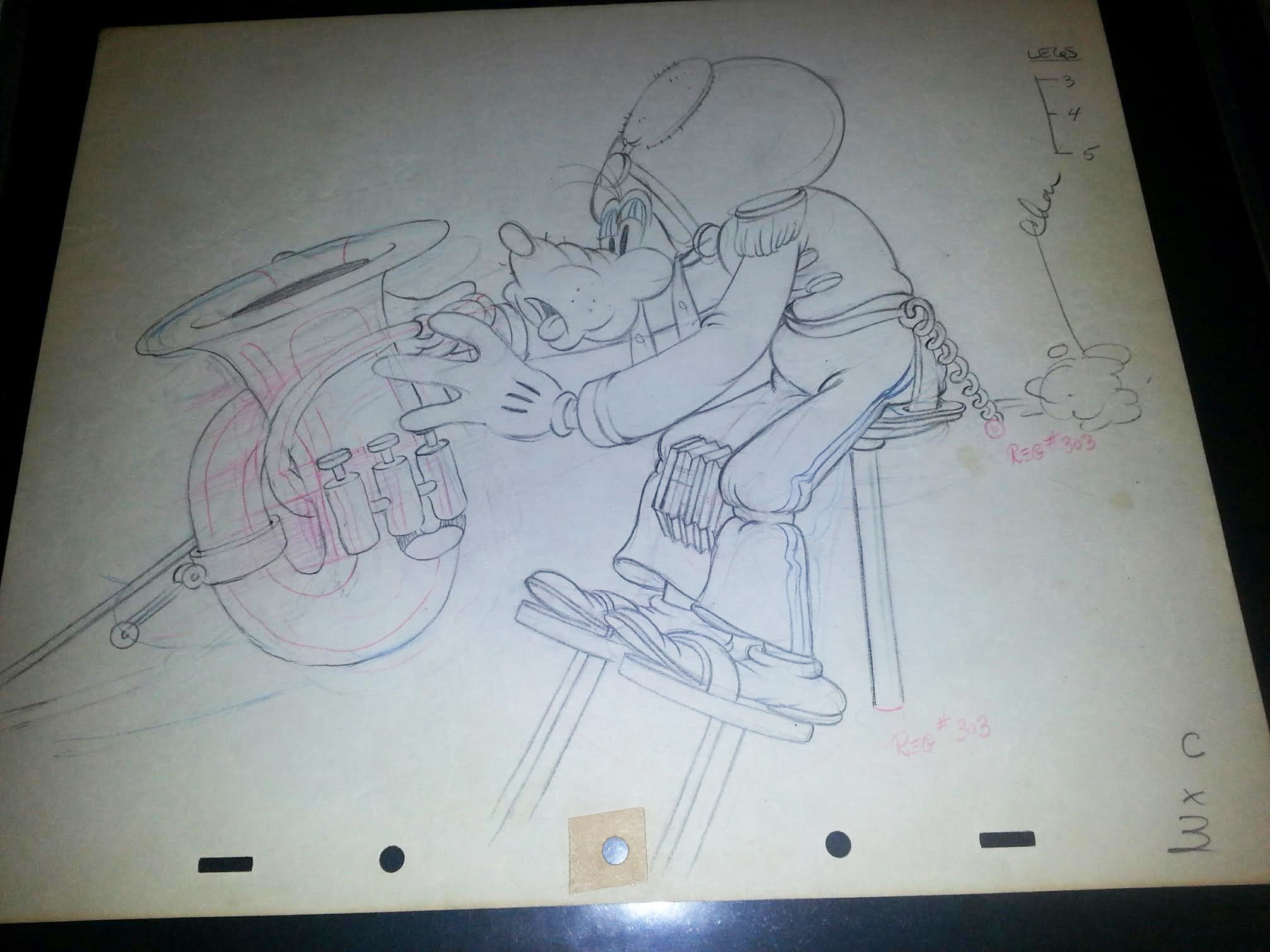Original Walt Disney Production Drawing from Mickey's Amateurs (1937 ...