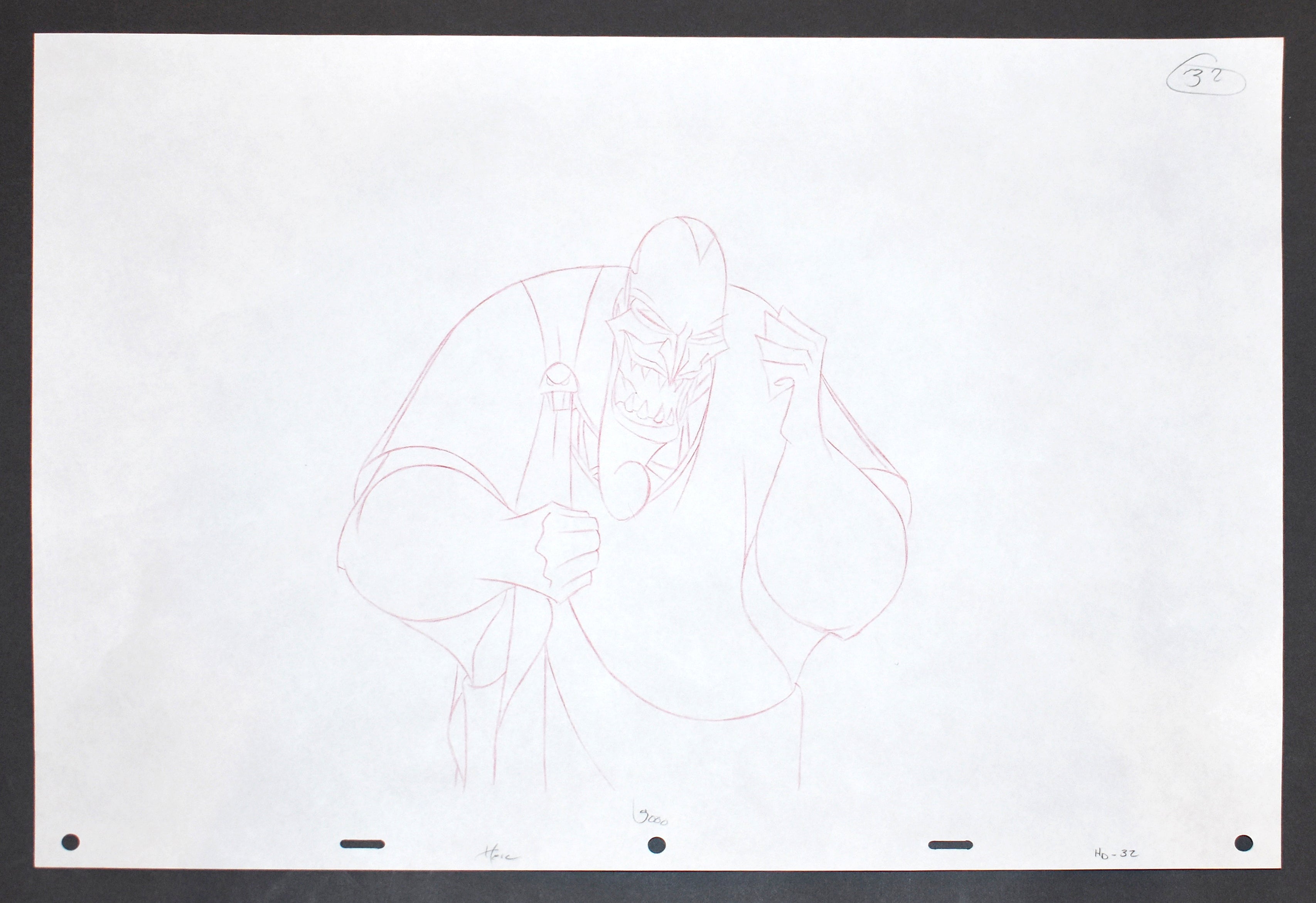 Original Walt Disney Production Drawing from Hercules featuring Hades ...