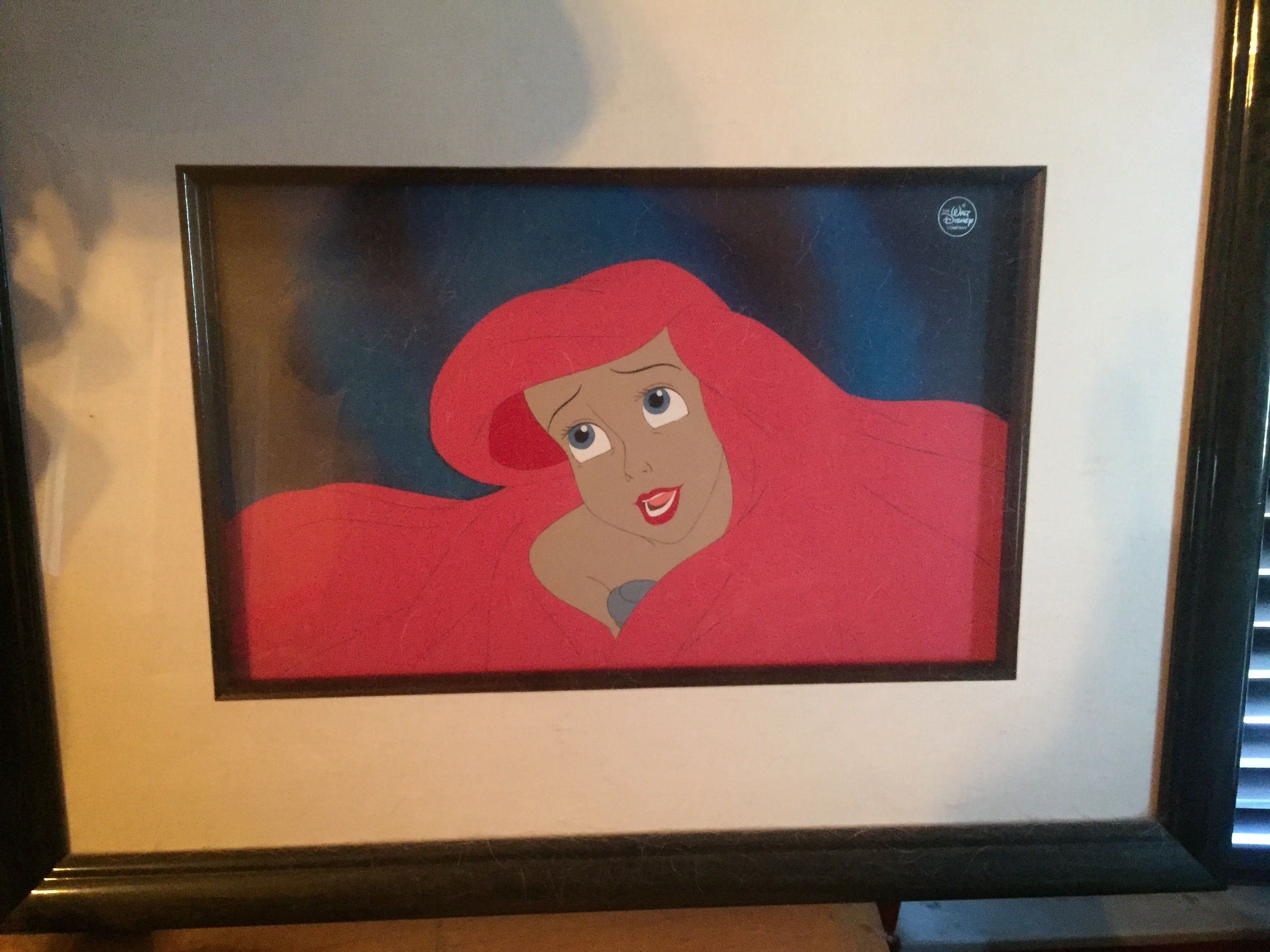 Original Walt Disney Production Cel from The Little Mermaid featuring ...