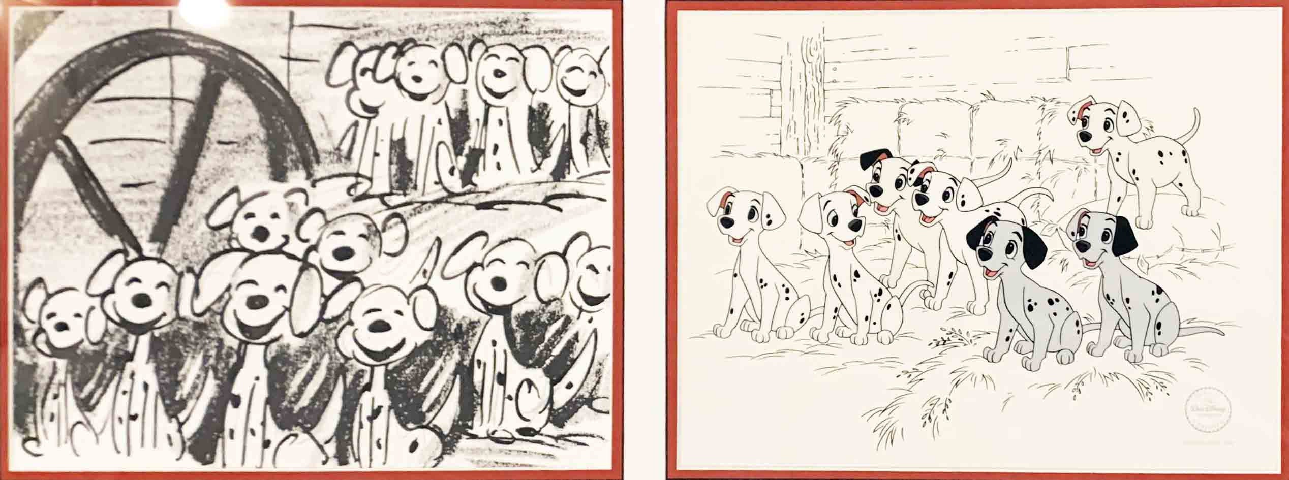 Walt Disney 101 Dalmatians Serigraph and Sericel Hopeful Pups (1996 ...