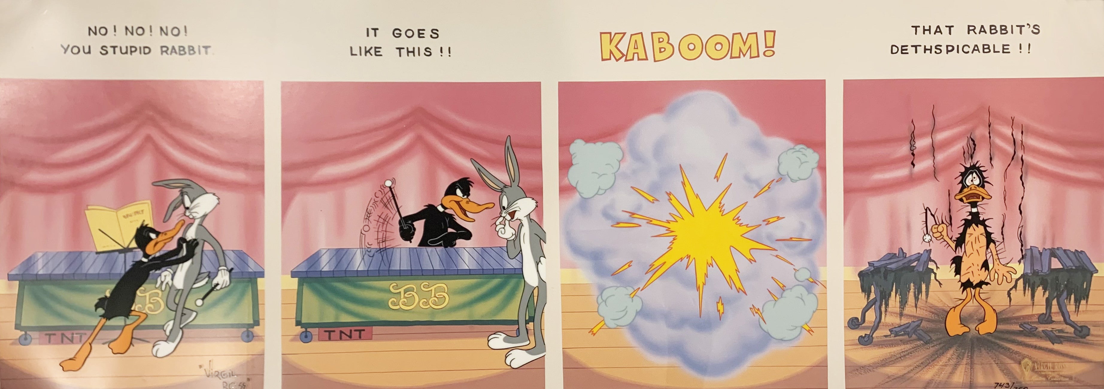 Original Warner Brothers Limited Edition Cel KaBoom (1995 ...