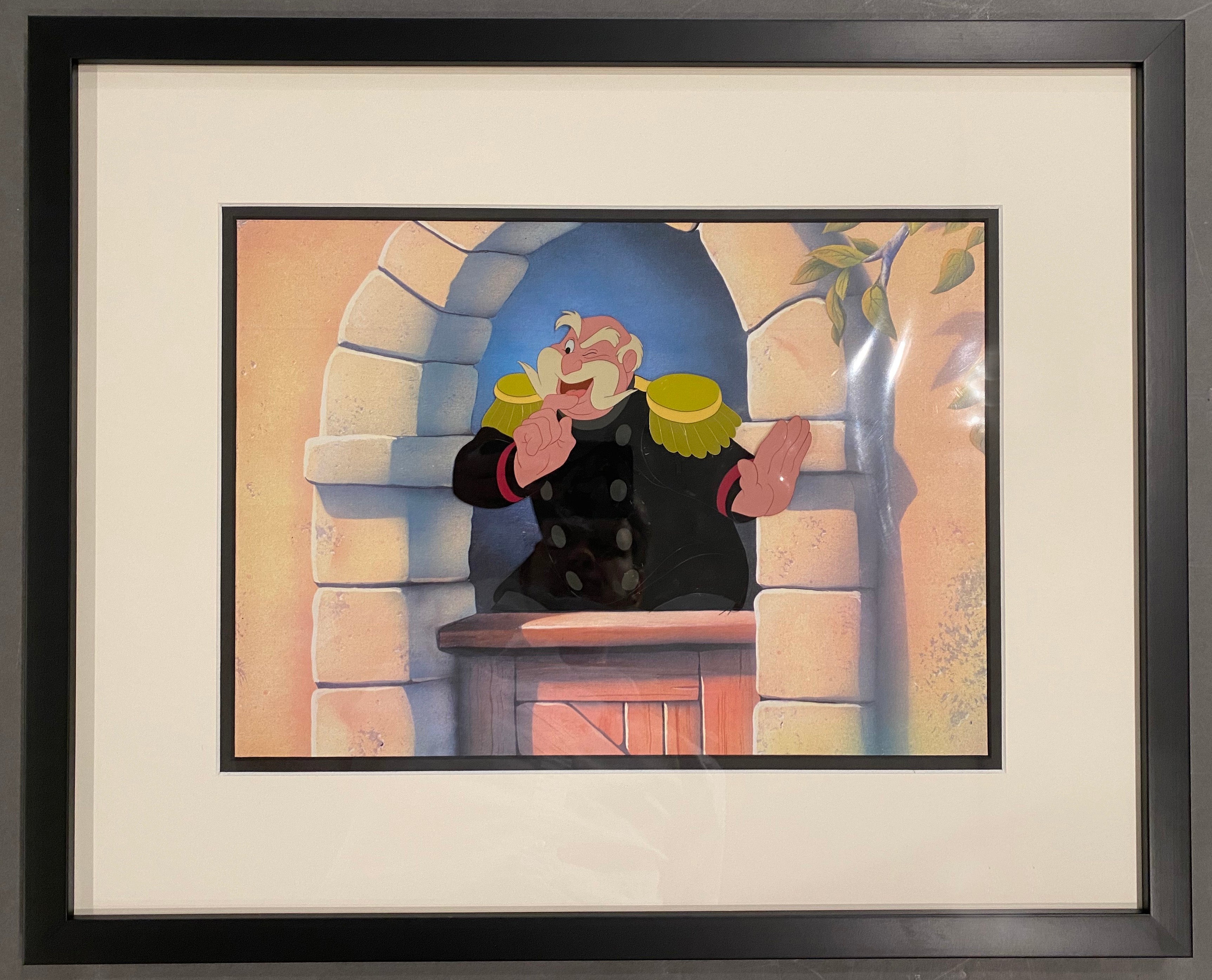 Original Walt Disney Production Cel Featuring The King from Cinderella ...