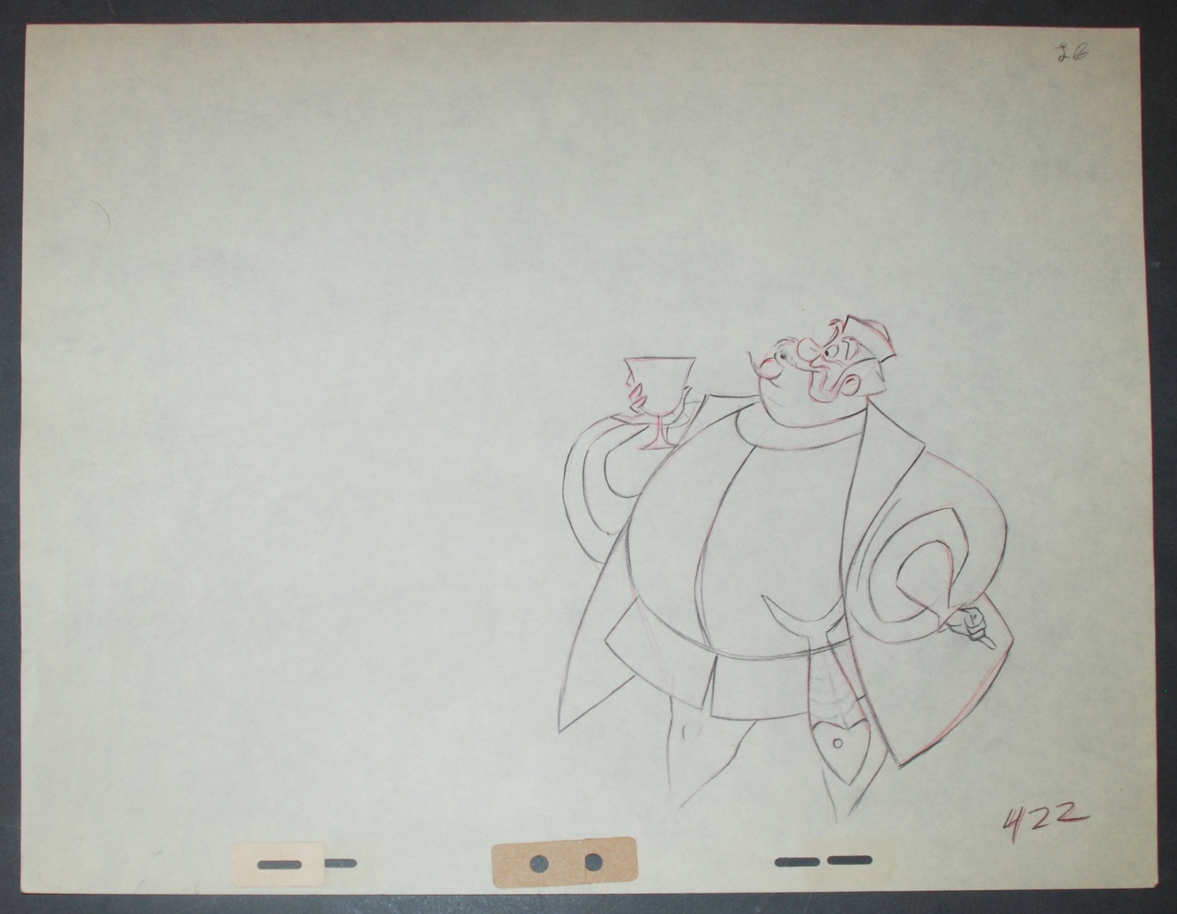Original Walt Disney Production Drawing from Sleeping Beauty featuring ...
