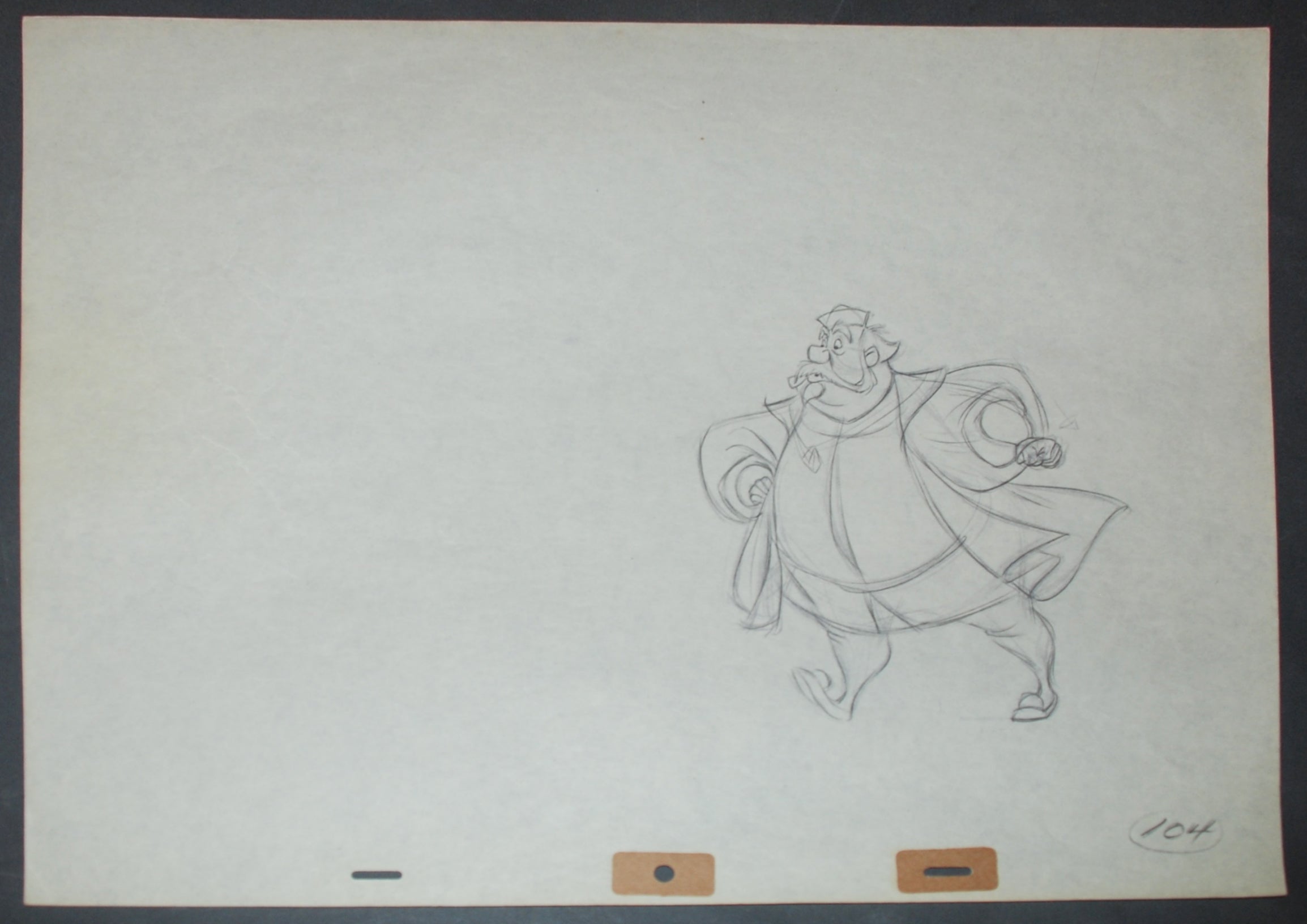 Original Walt Disney Production Drawing from Sleeping Beauty featuring ...