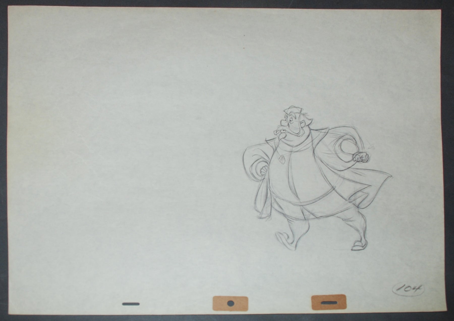 Original Walt Disney Production Drawing from Sleeping Beauty featuring ...
