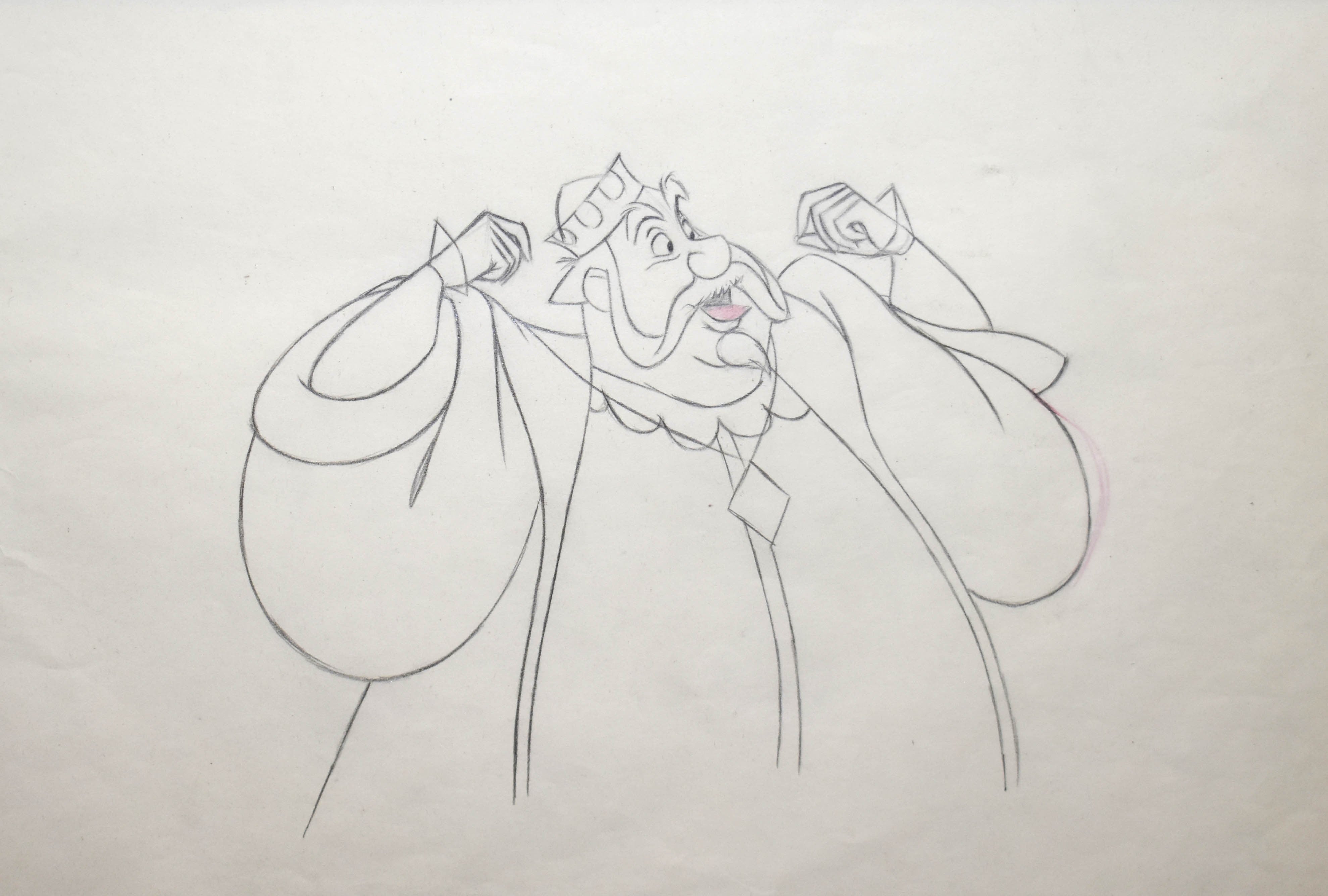 Original Walt Disney Production Drawing from Sleeping Beauty featuring ...