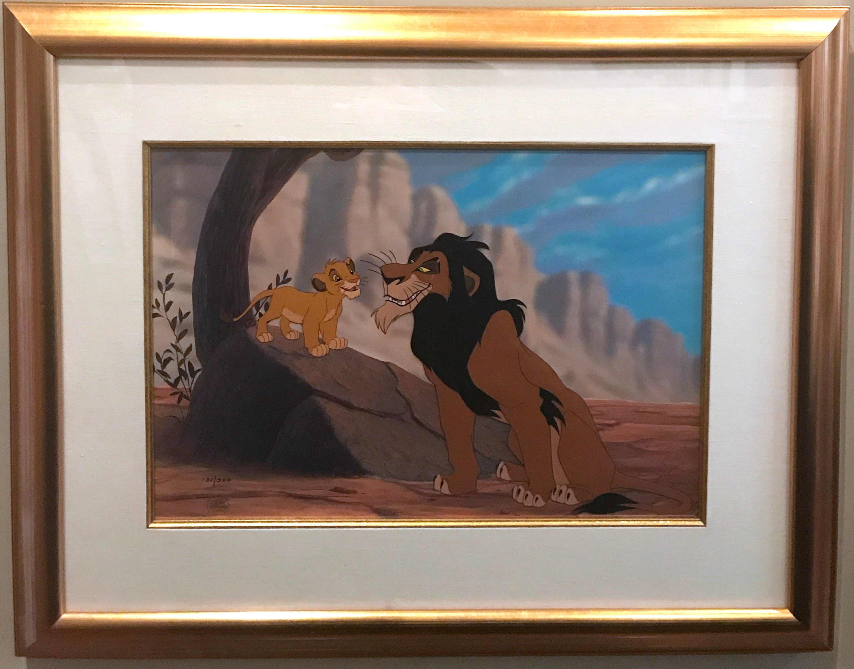 Original Walt Disney Limited Edition Cel, Evil Uncle (1994 ...