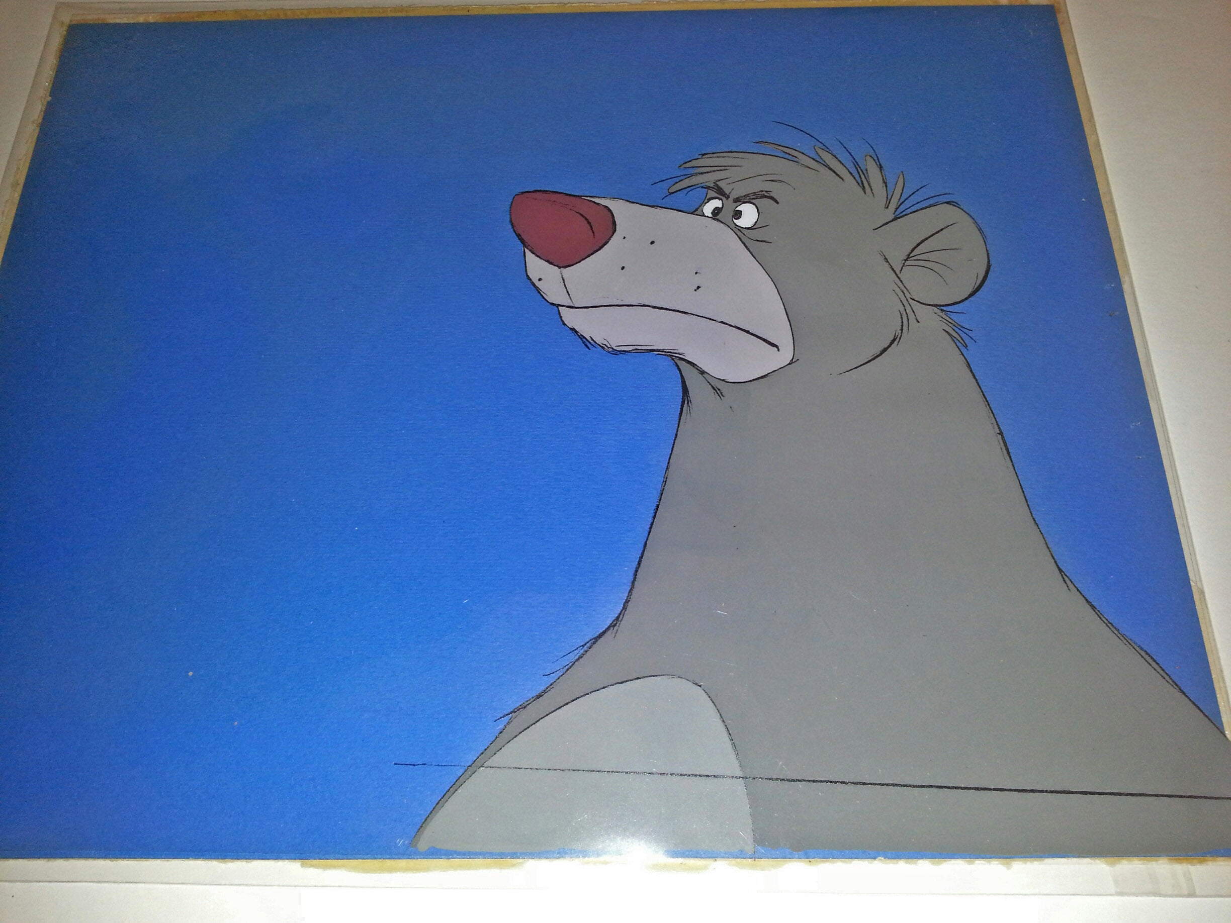 Disney Animation Production Cel featuring Baloo (1967 ...
