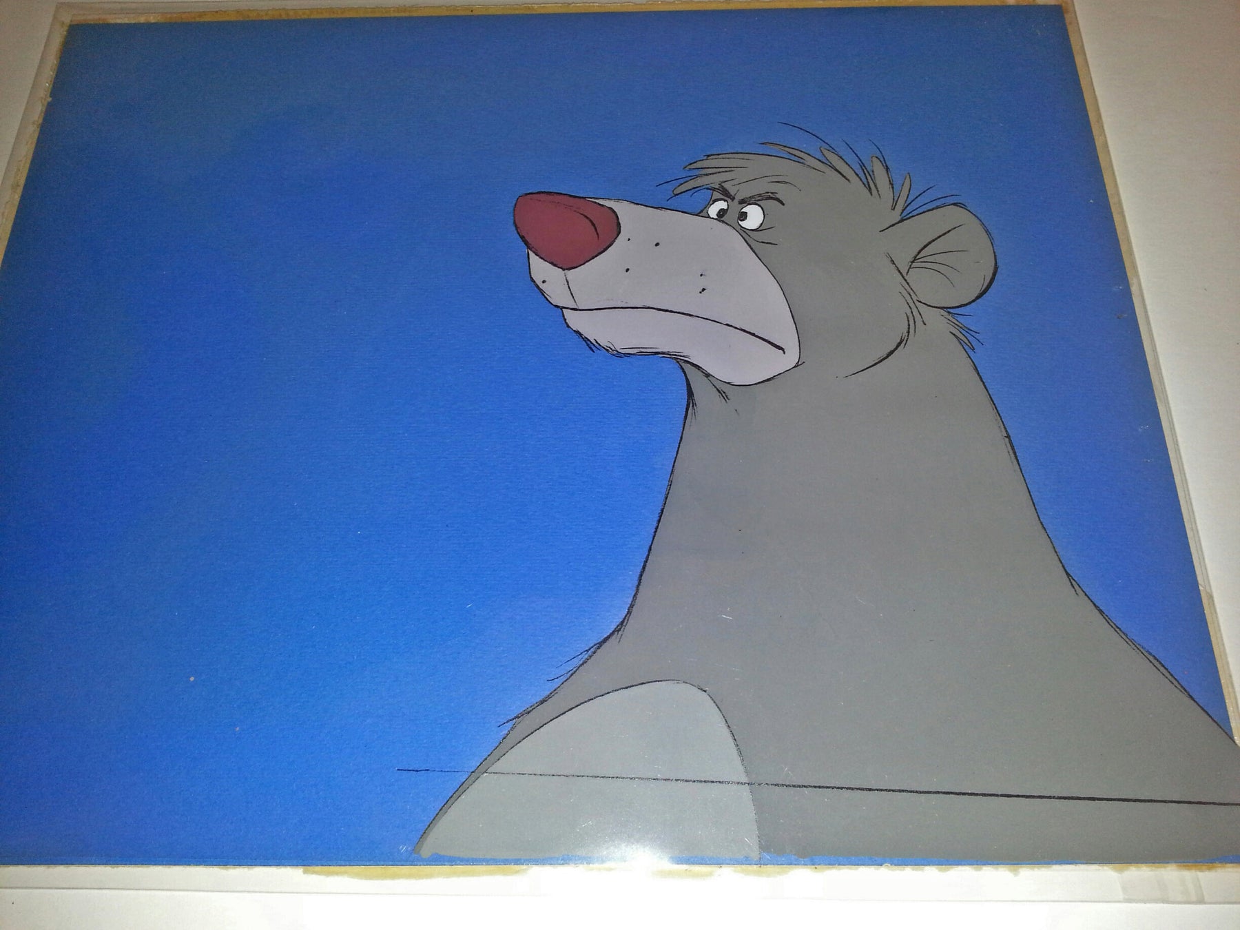 Disney Animation Production Cel featuring Baloo (1967 ...