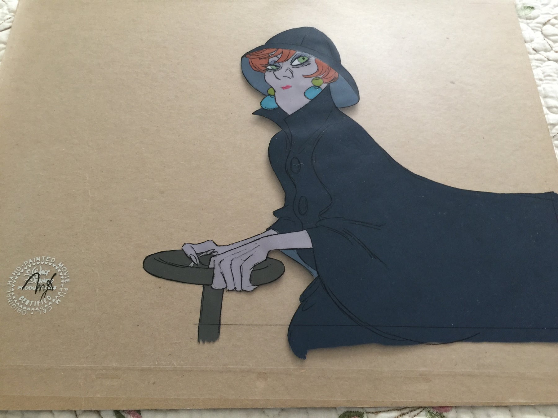 Original Walt Disney Production Cel from The Rescuers featuring Medusa ...