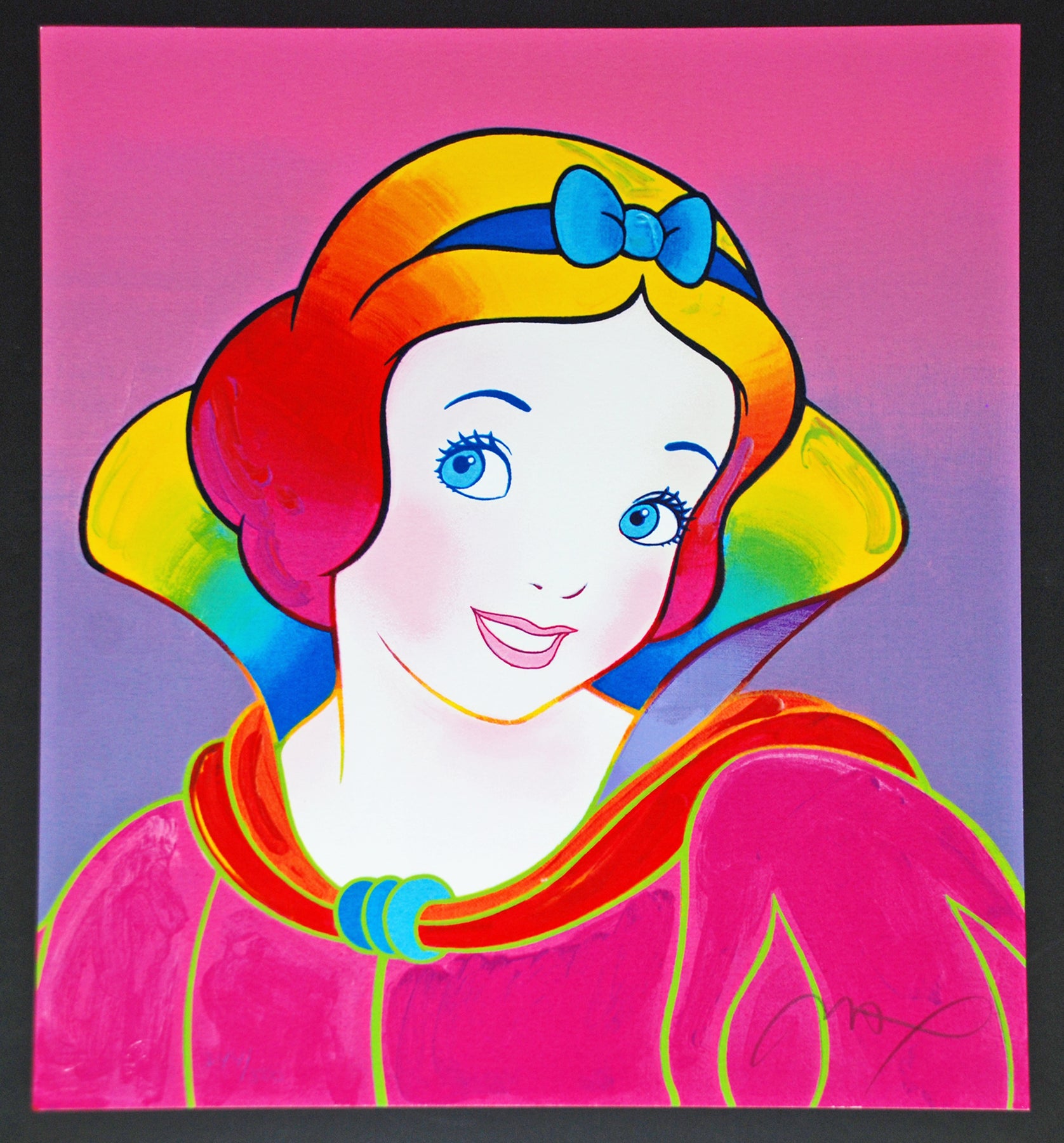 Peter Max Screenprint, Snow White (1994) – animationsensations.com