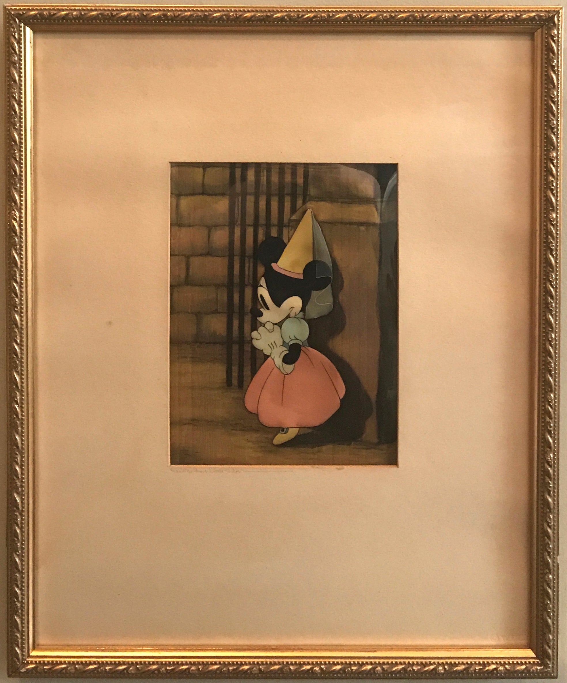 Original Walt Disney Production Cel of Minnie Mouse from Brave Little ...