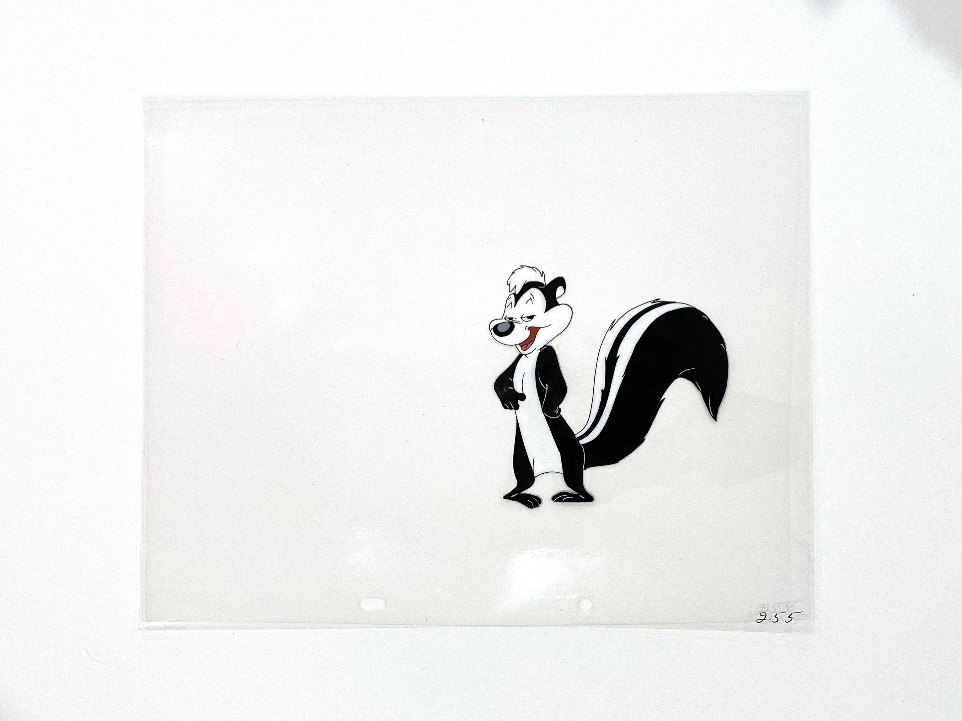 Original Warner Brothers Production Cel of Pepe Le Pew from Past ...