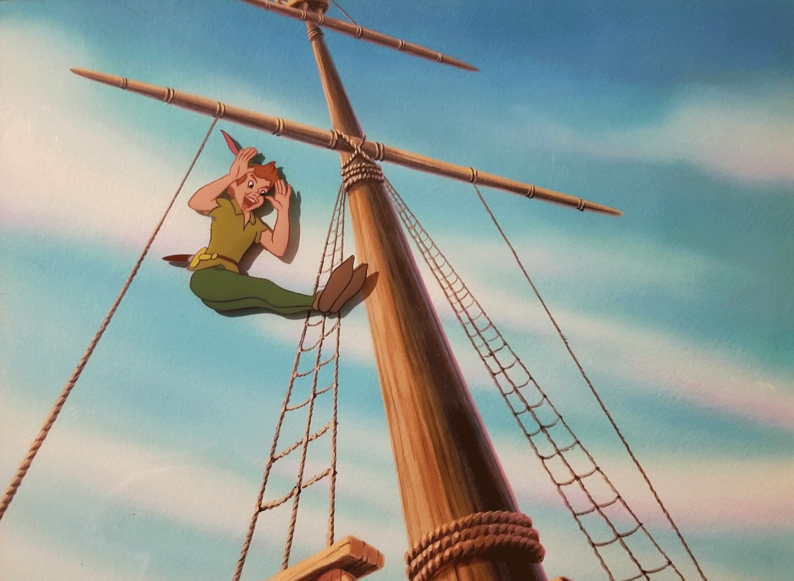 Original Walt Disney Production Cel featuring Peter Pan (1953 ...